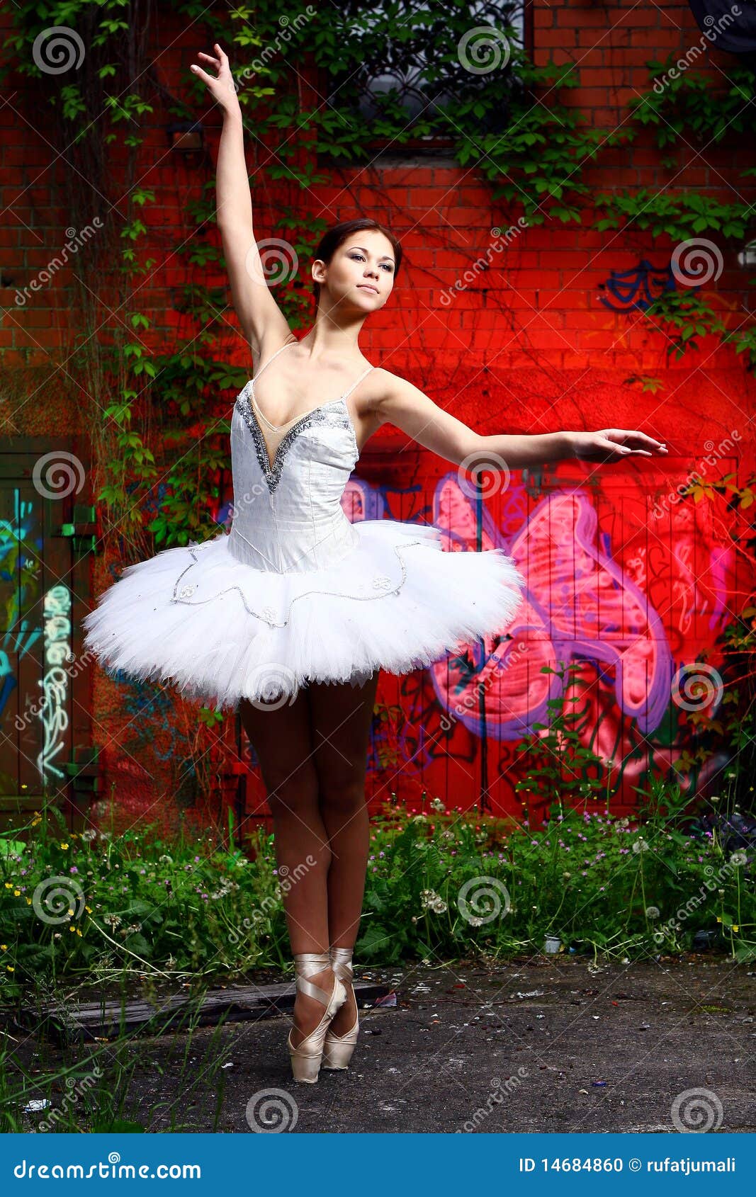 Beautiful Ballerina Dancing Ballet Dance Stock Photo - Image of beauty ...