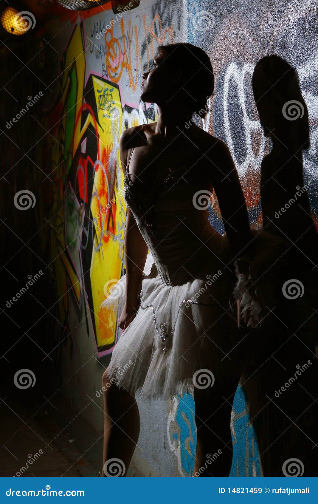 Beautiful Ballerina Dancing Ballet Dance Stock Image Image Of