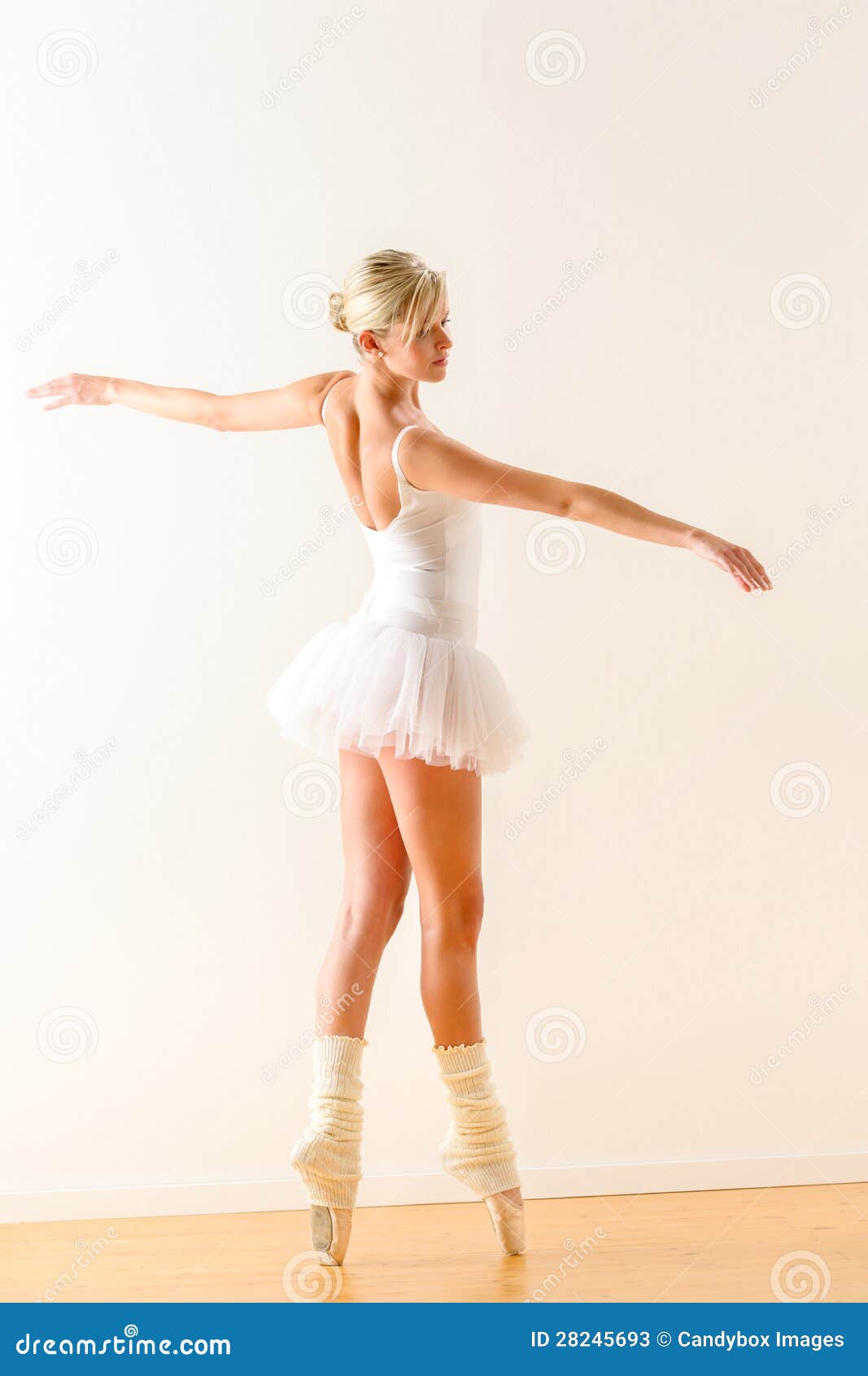Beautiful Ballet Dancer Dancing in the Studio Stock Image - Image of ...