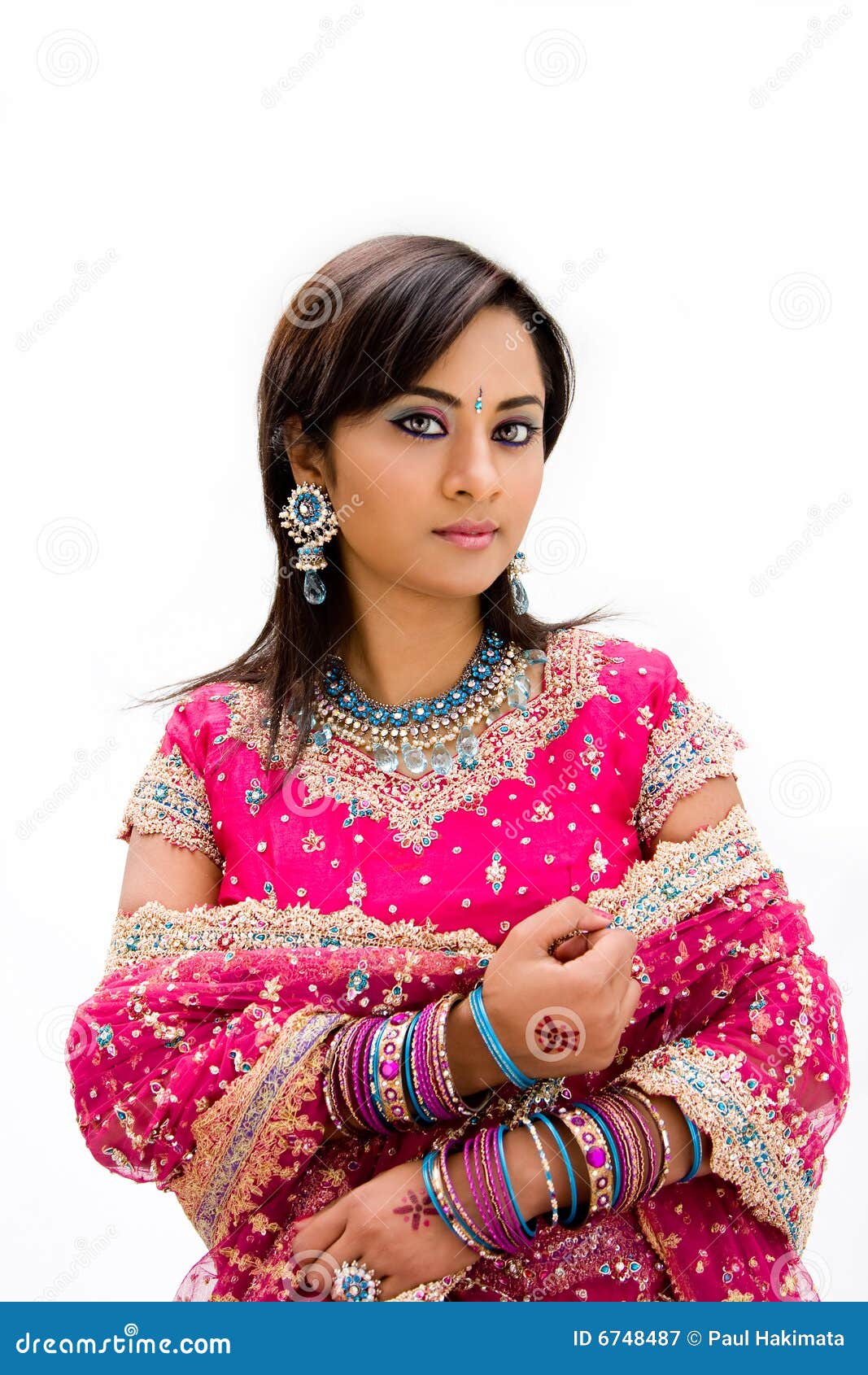 Beautiful Bangali bride stock image. Image of hindu, beige - 6748487