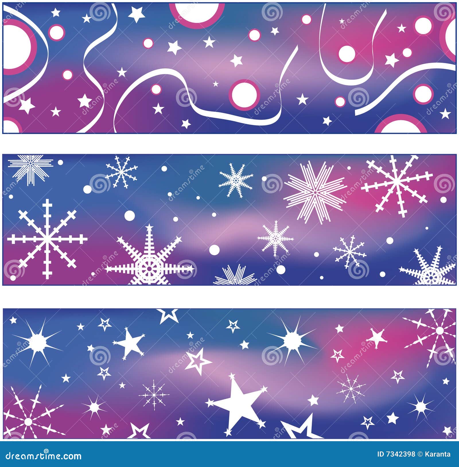 Beautiful Banner Collection Stock Vector - Illustration of abstract ...