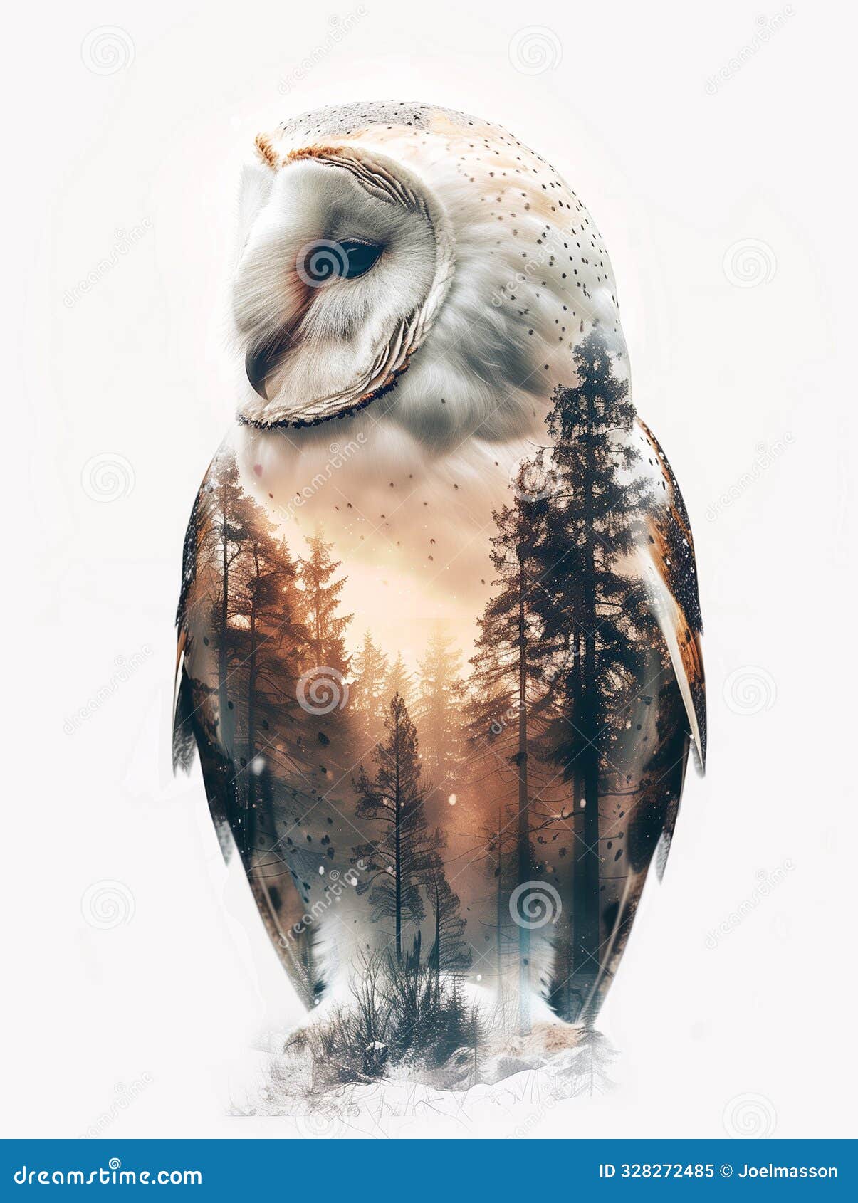 Fox In Forest Poster. Save Nature Slogan With Funny Wild Orange Animal ...