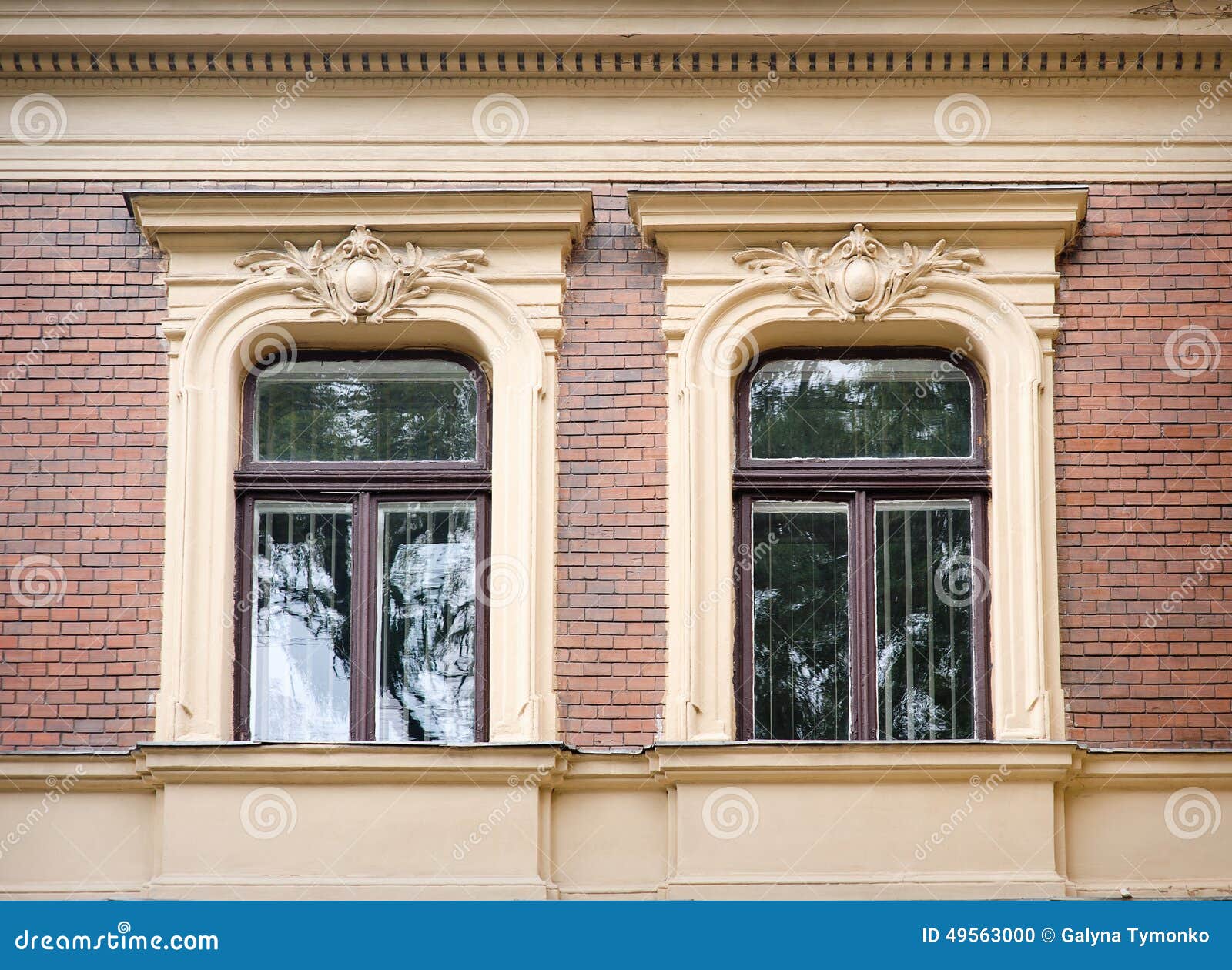 Beautiful Baroque Architectural Window Stock Photo - Image of building ...