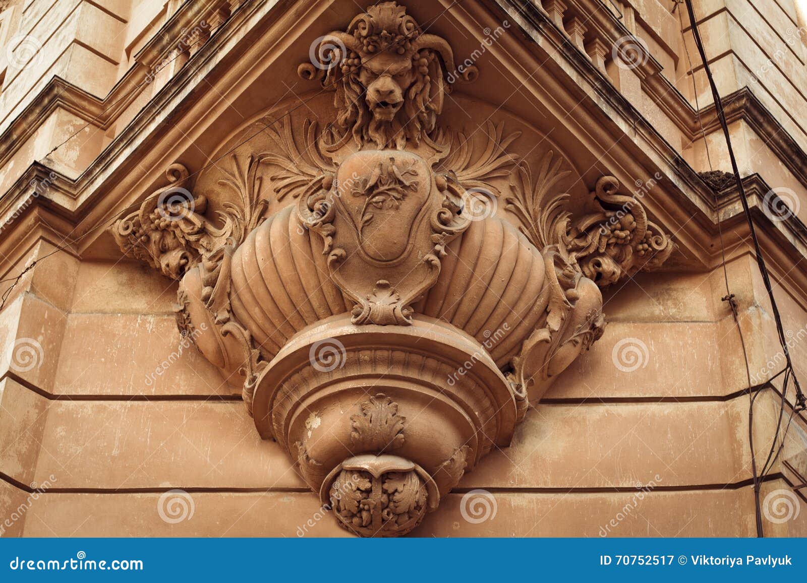 Bas Relief Decorating The Plinth Of A Column, At The Gate Of Semper ...