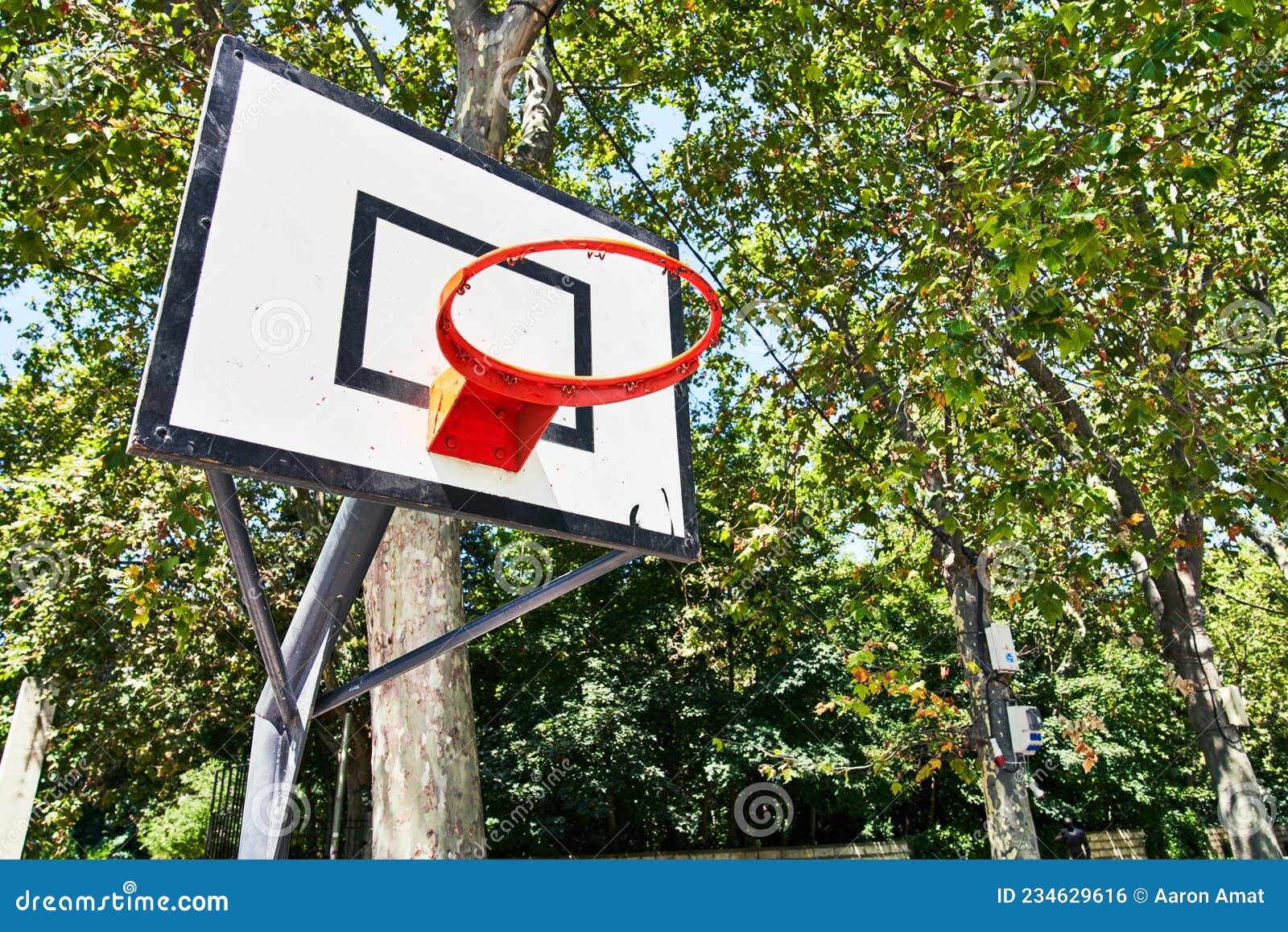 Beautiful Basketball Basket Image Stock Photo - Image of tournament ...