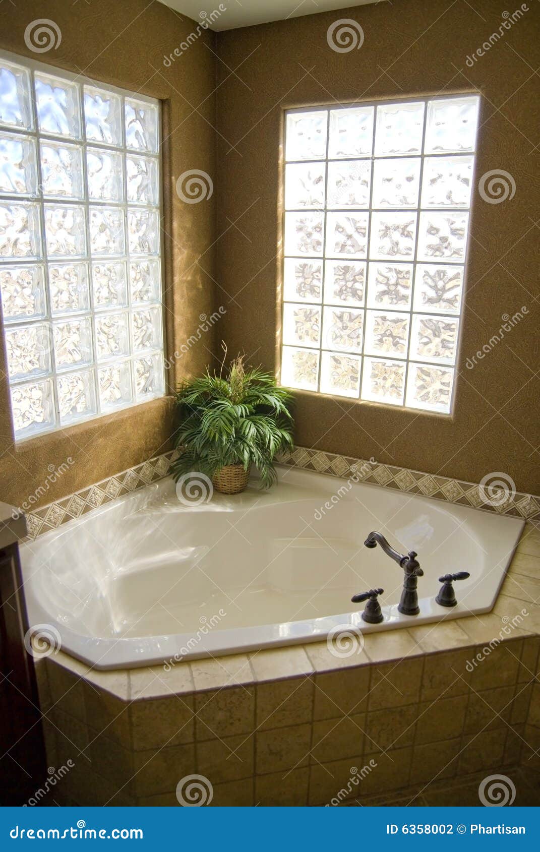 Beautiful Bathroom Interior Design Stock Photo - Image of interior ...