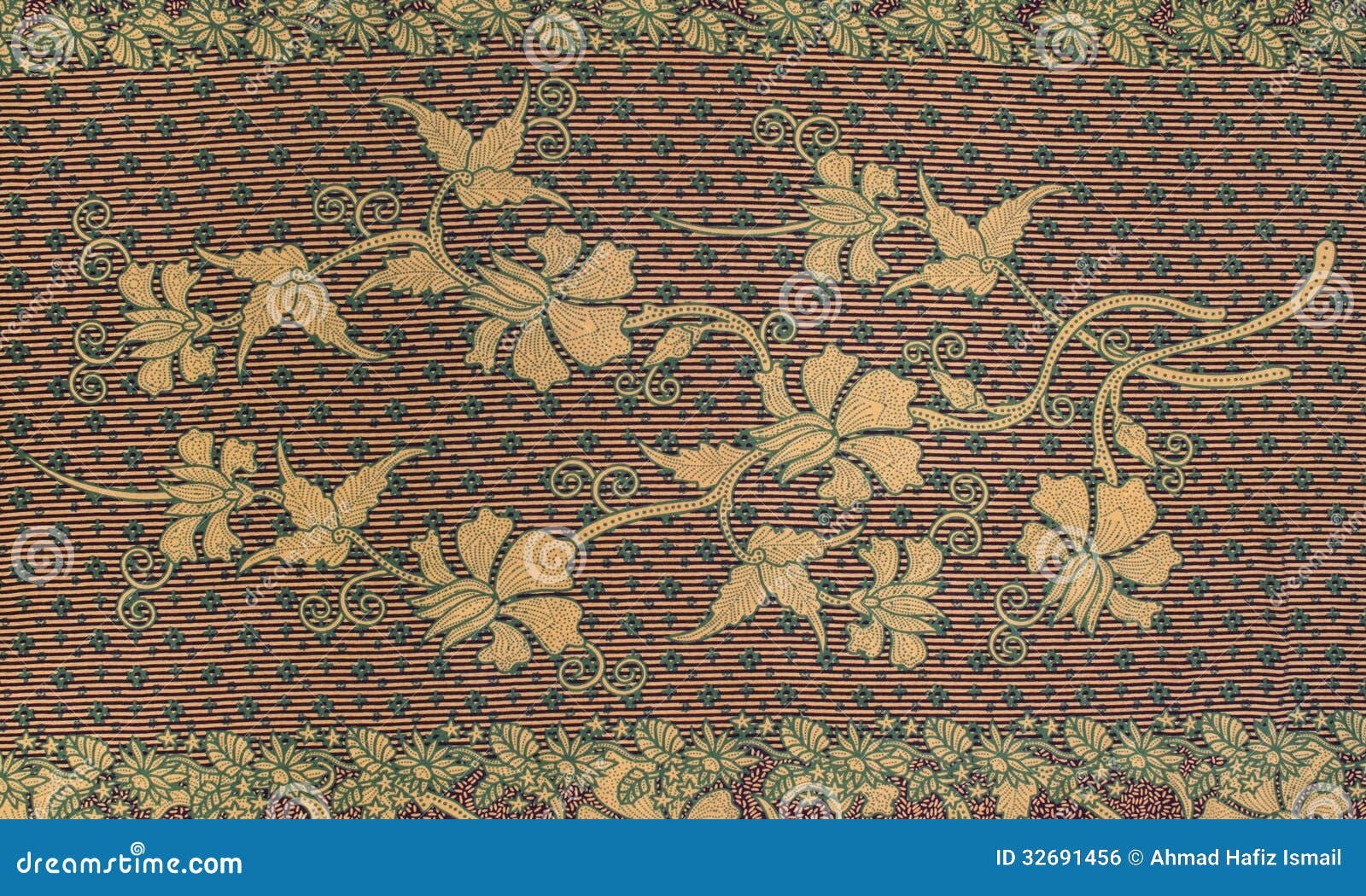 Beautiful Batik Pattern stock photo. Image of floral - 32691456