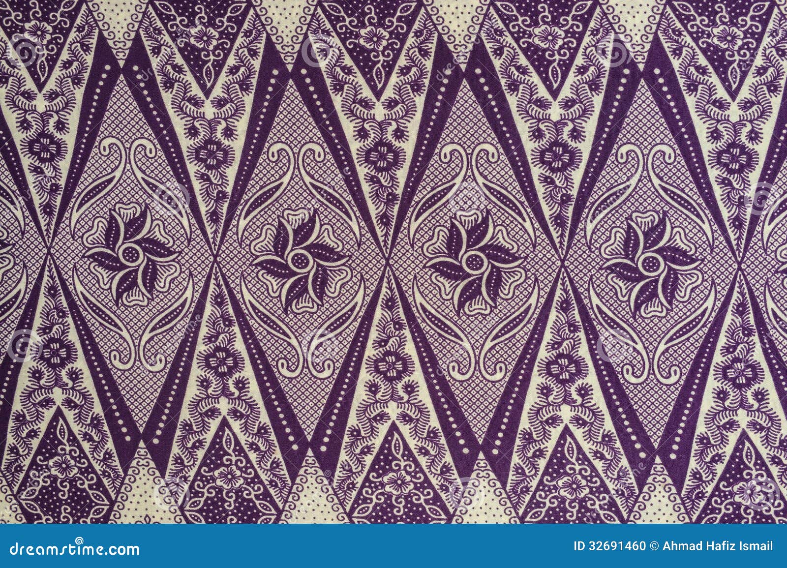 Beautiful Batik Pattern Stock Photo - Image: 32691460