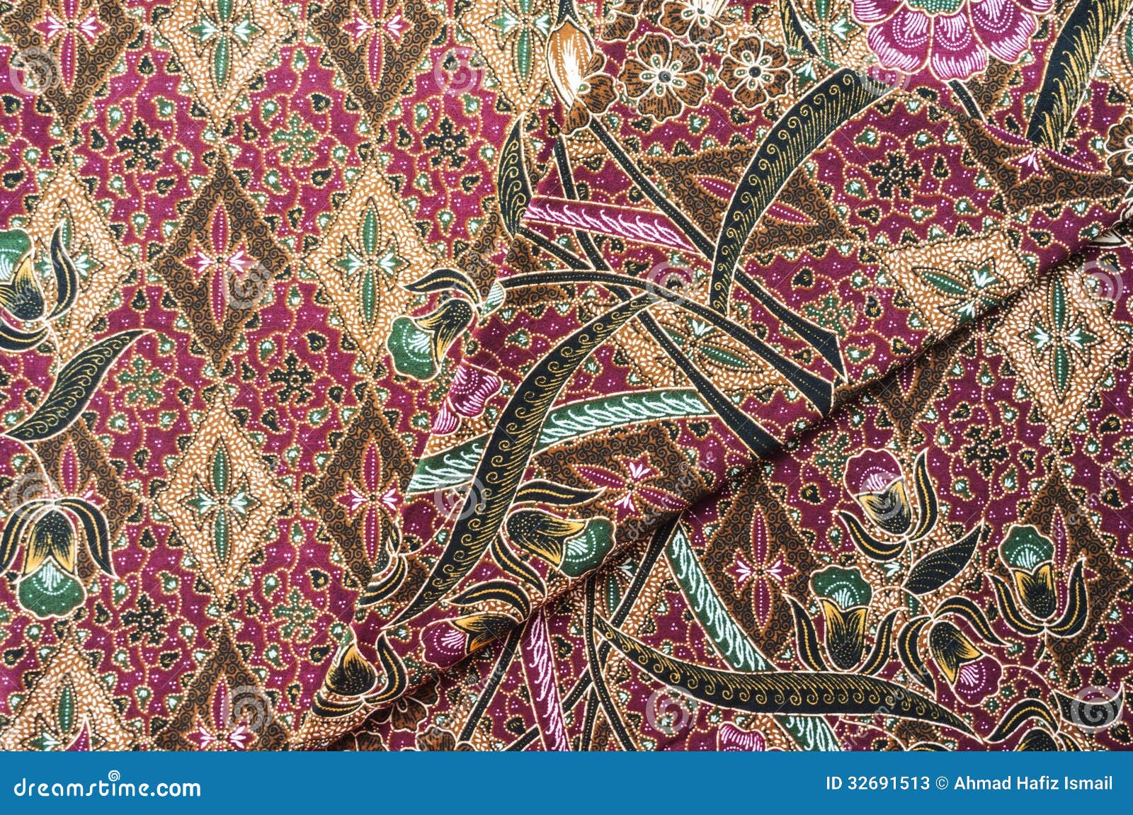 Beautiful Batik Pattern Stock Photos - Image: 32691513