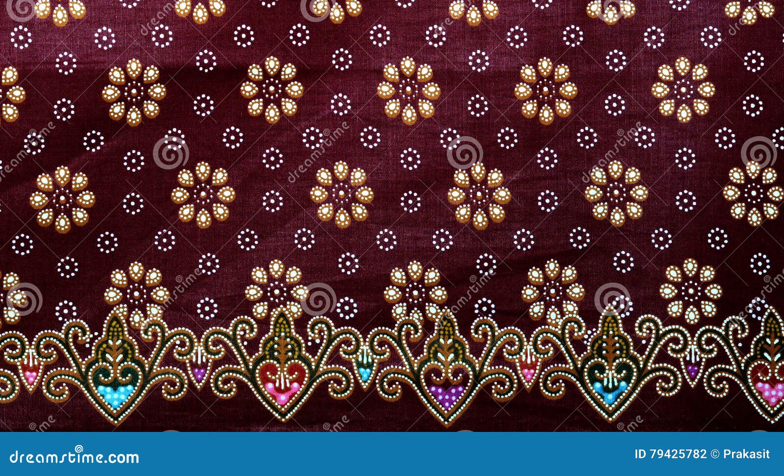 Beautiful batik patterns stock photo. Image of flora - 79425782