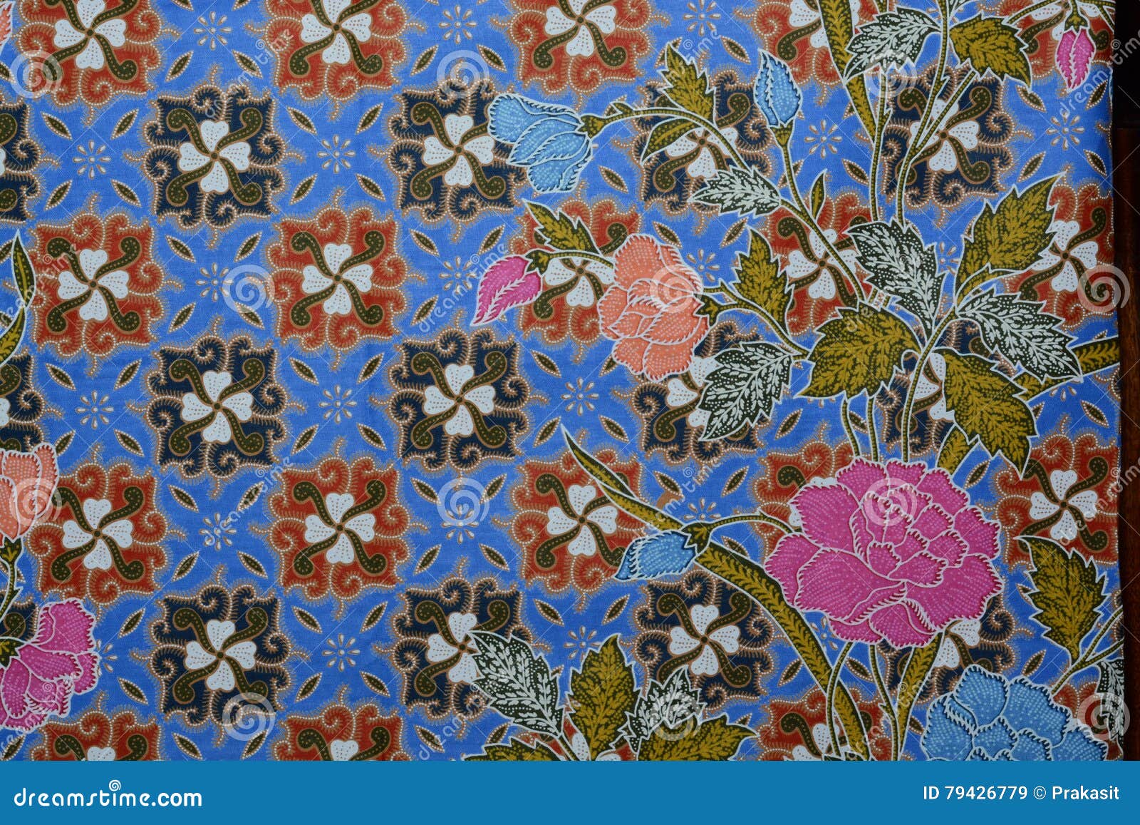 The Beautiful Of Art Batik Pattern Royalty-Free Stock Photo ...
