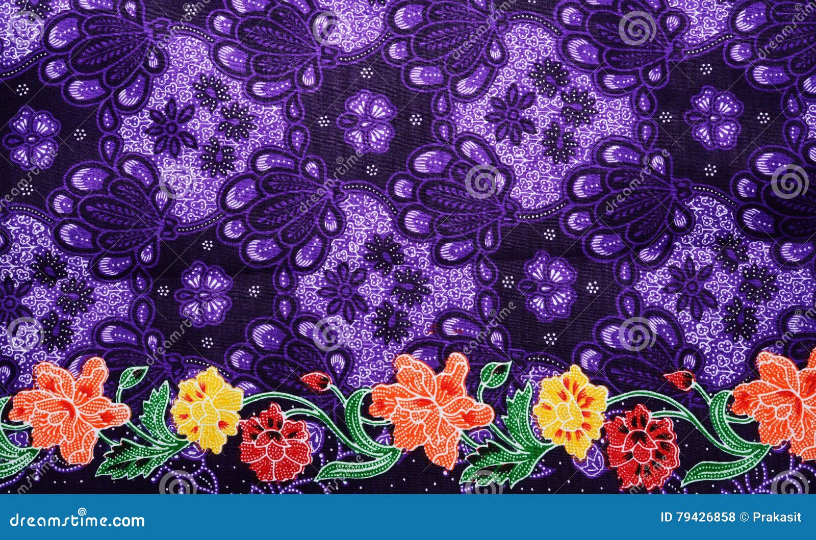 Beautiful batik patterns stock photo. Image of close - 79426858
