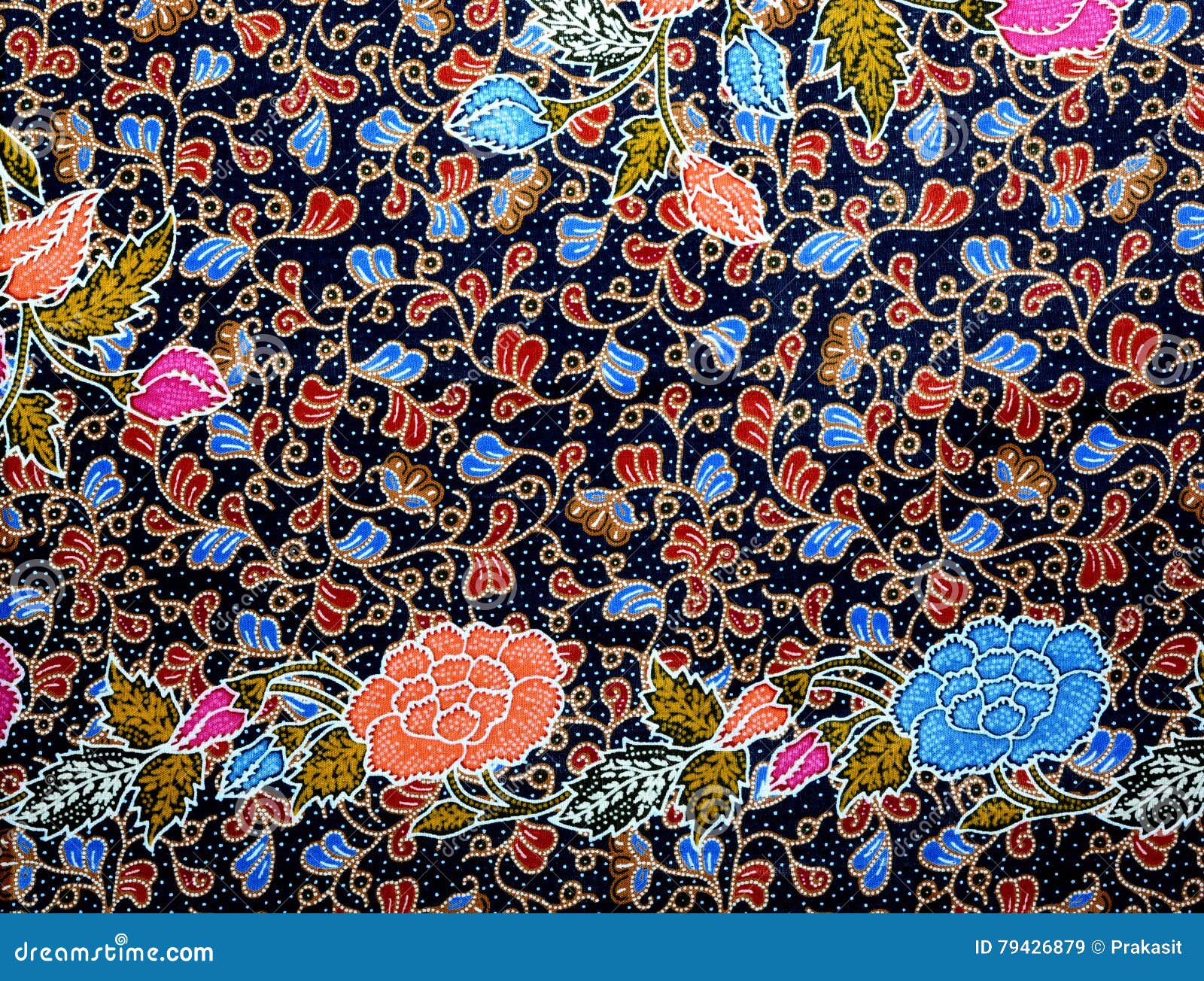 The Beautiful Of Art Batik Pattern Royalty-Free Stock Photo ...