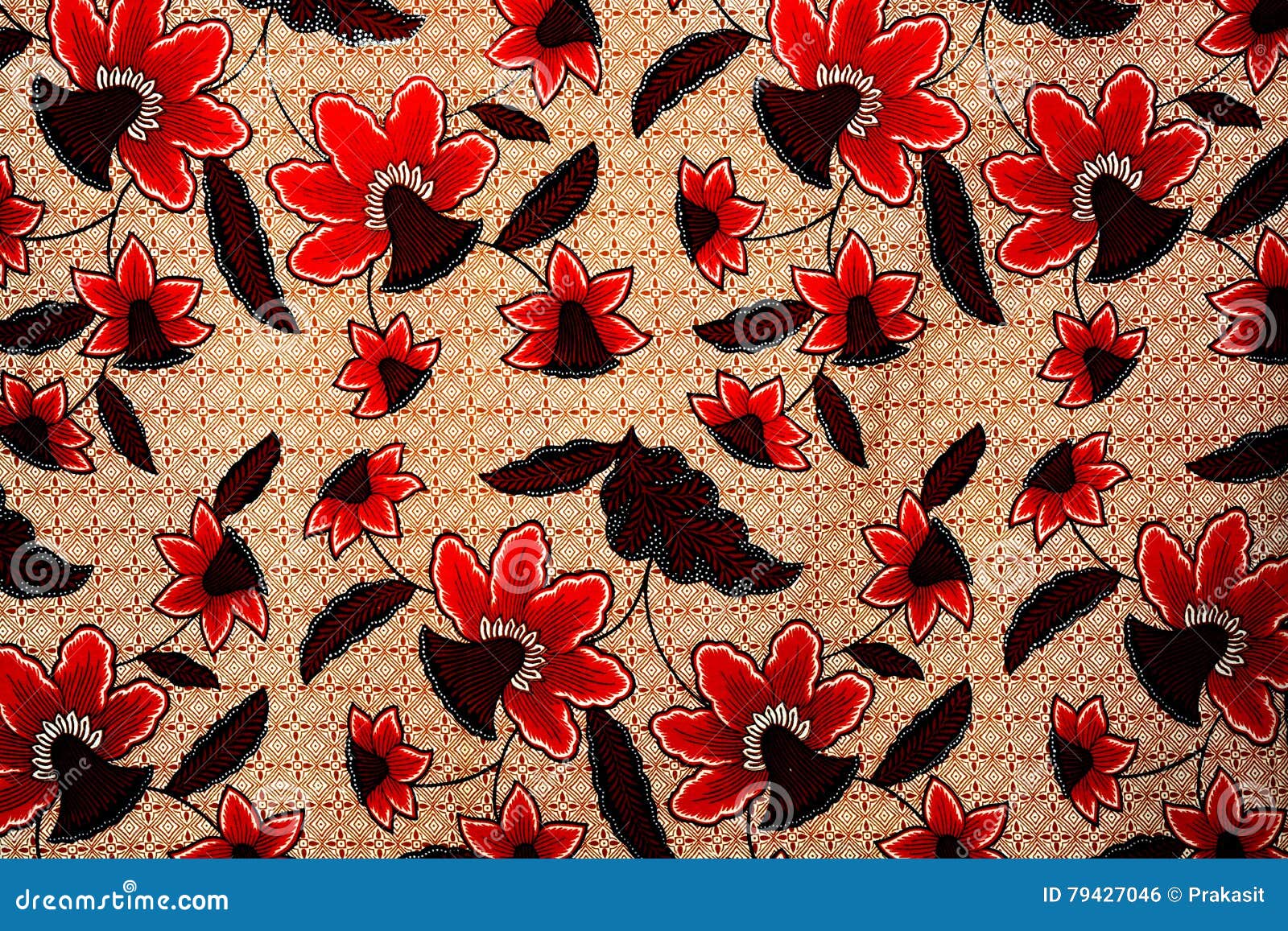 The Beautiful Of Art Batik Pattern Royalty-Free Stock Photo ...