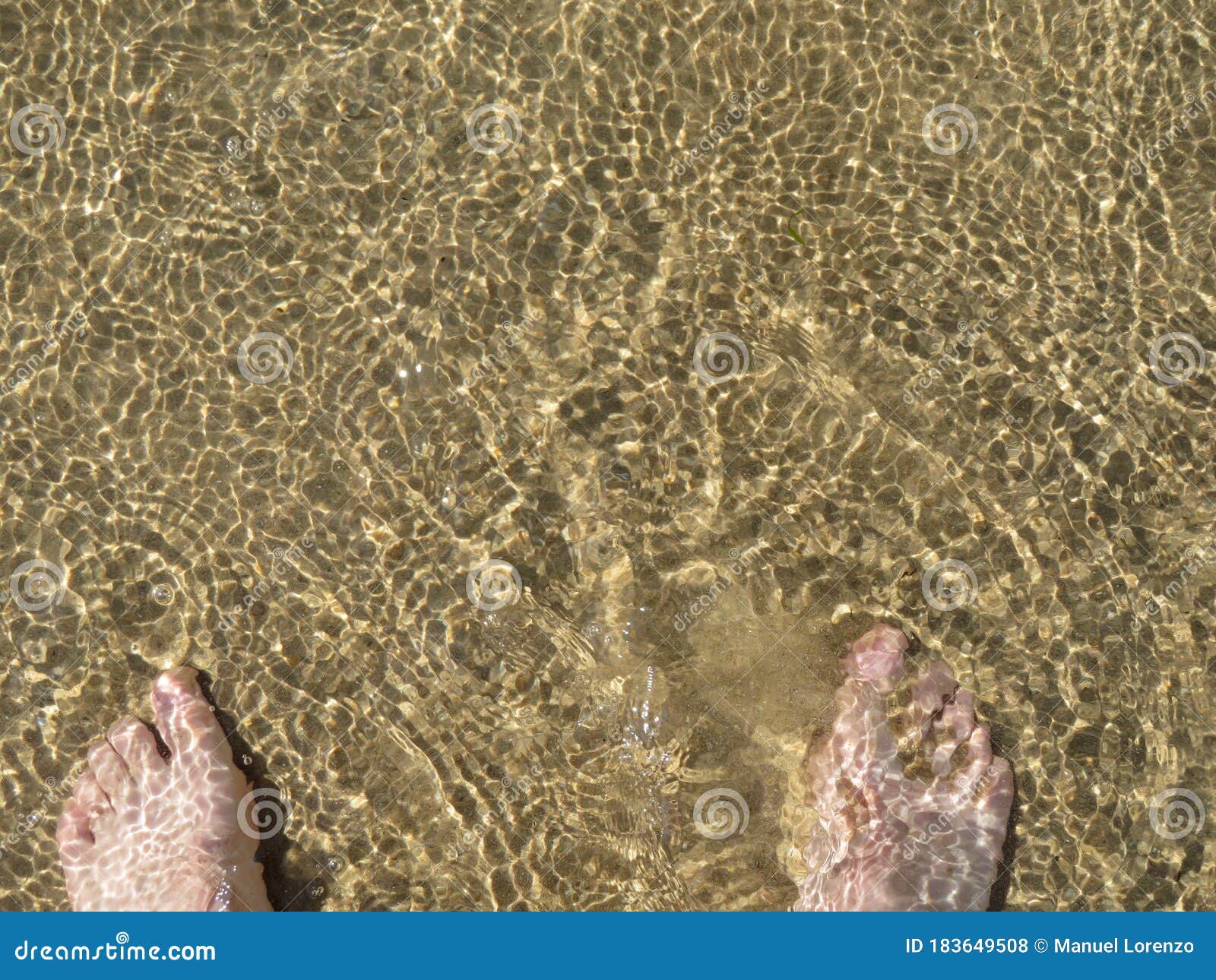 Beautiful Beach with Clean Waters and Sparkling Sand Stock Photo ...