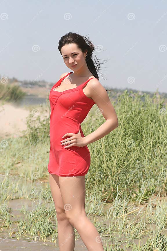 Beautiful Beach Girl Stock Image Image Of Canary Relax 11553705