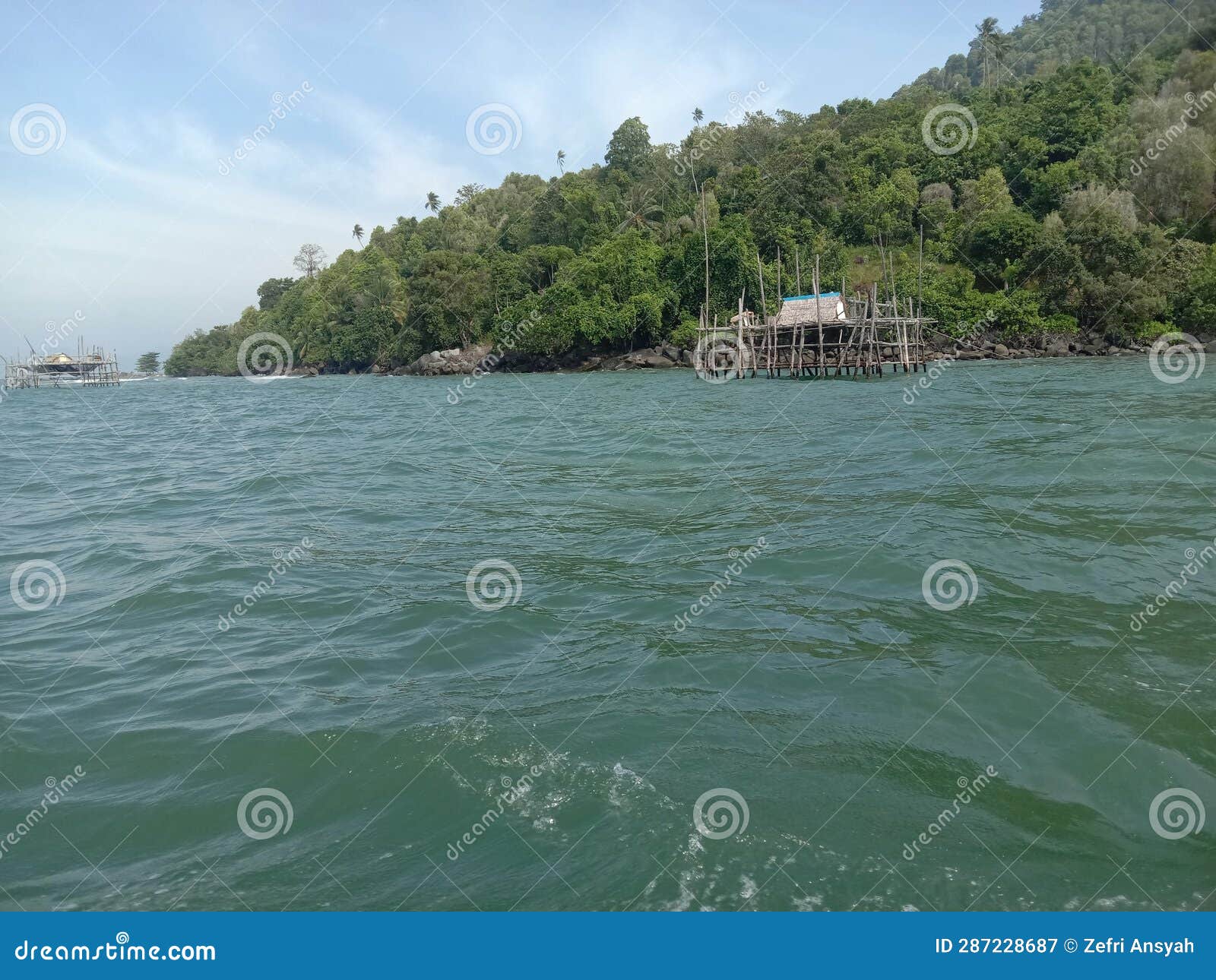 Beautiful Beach in Island Kabong from Indonesian Stock Image - Image of ...