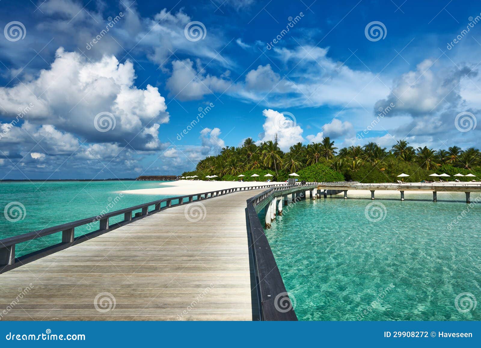 Beautiful beach with jetty stock photo. Image of velassaru - 29908272