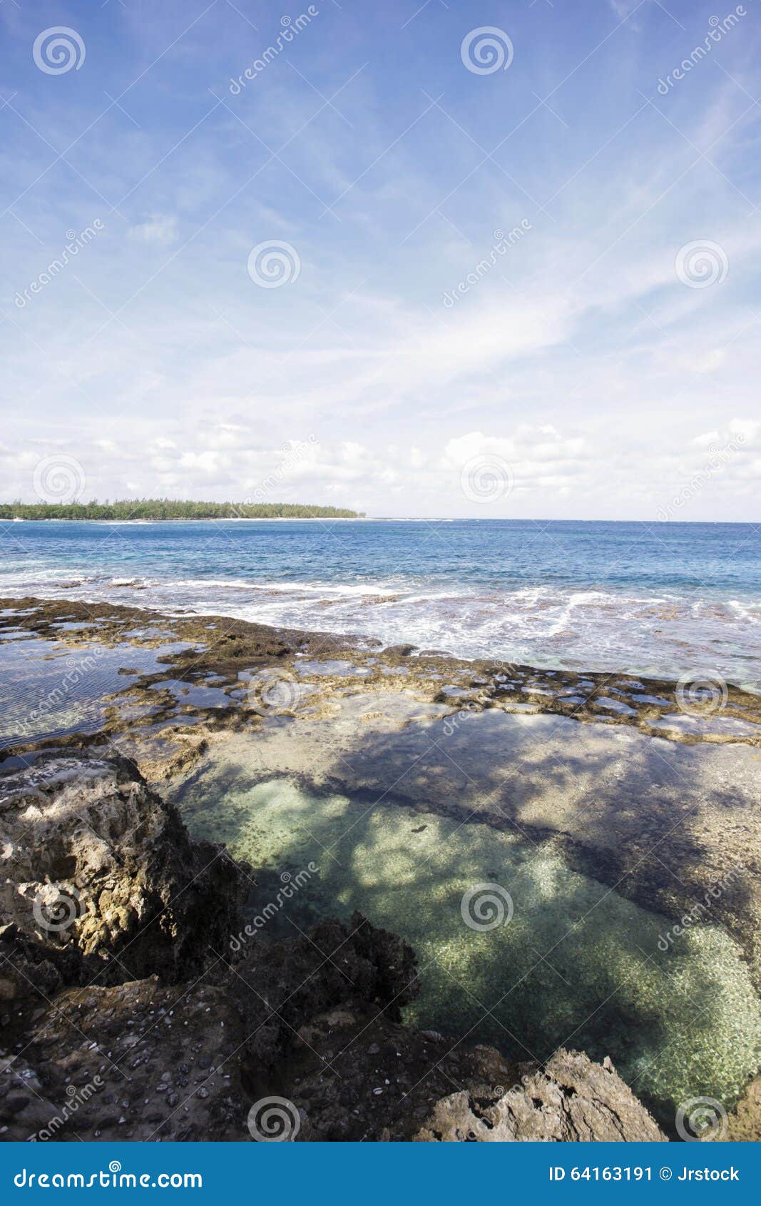 Beautiful Beach on a Low Tide Period Stock Image - Image of scenic ...