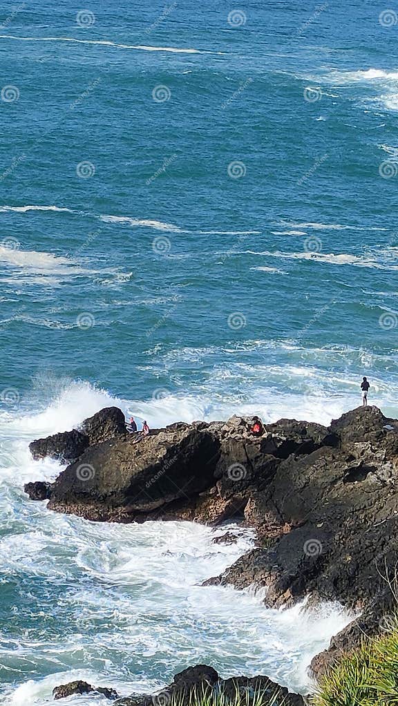 Beautiful Beach and Panorama on Java Stock Photo - Image of beautiful ...