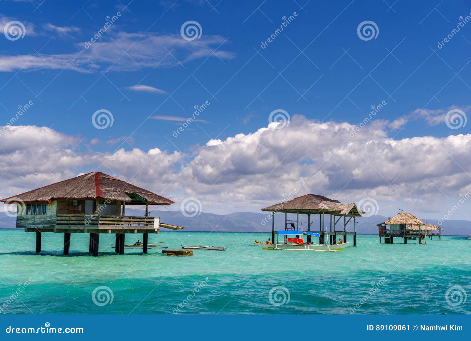 Beautiful Beach Sand Bar at Dumaguete Editorial Photo - Image of white ...
