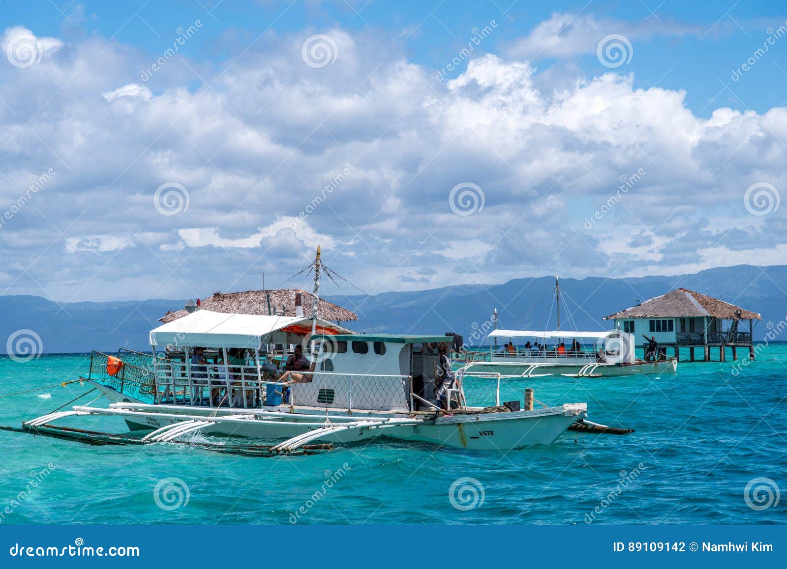Beautiful Beach Sand Bar at Dumaguete Editorial Photography - Image of ...
