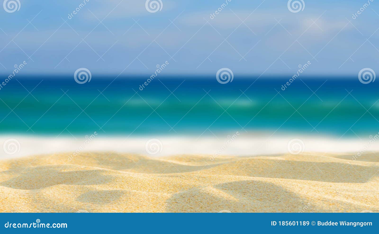 Beautiful Beach Sand Texture and Sea in Summer Time Stock Image - Image ...