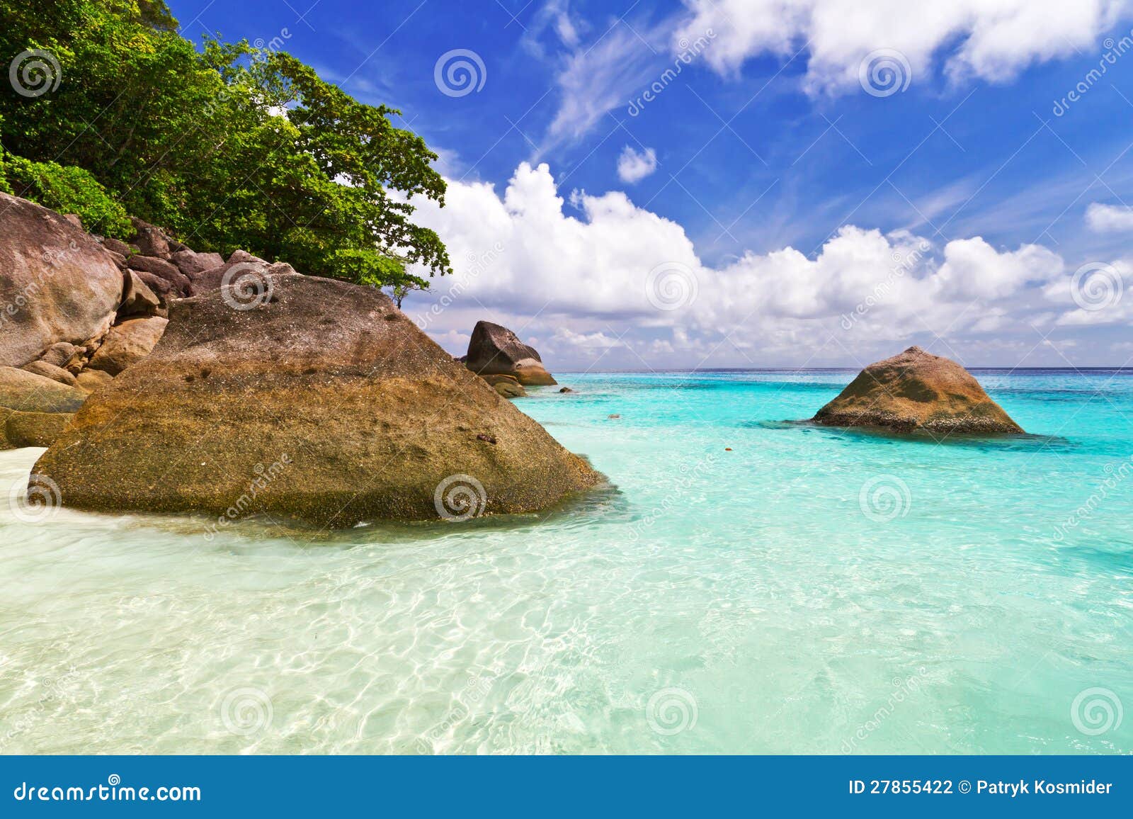 Beautiful Beach Scenery of Similan Islands Stock Photo - Image of sand ...