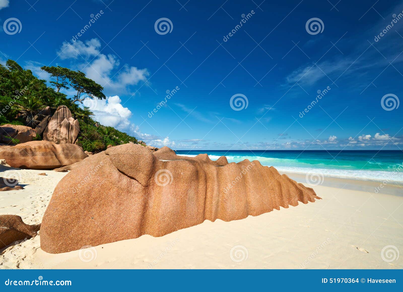 Beautiful Beach at Seychelles Stock Photo - Image of holiday, beach ...