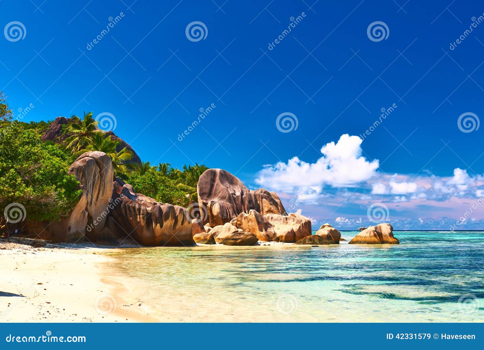 Beautiful Beach at Seychelles Stock Image - Image of seychelles ...