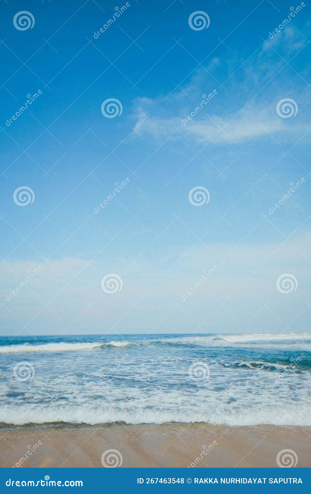 Sunny Beachfront during the Day Located on a Beach in Java Island? Stock Photo - Image of beach ...