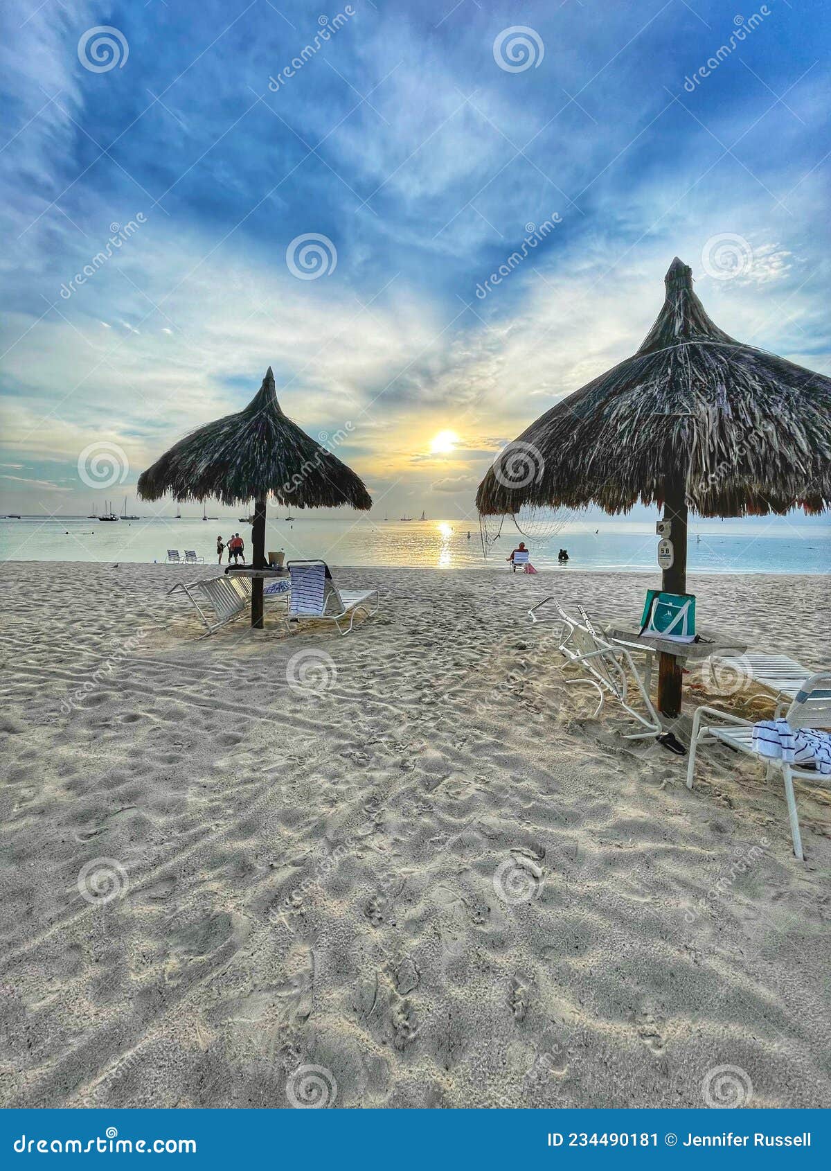 Aruba Sunset editorial photo. Image of sunset, glowing - 234490181