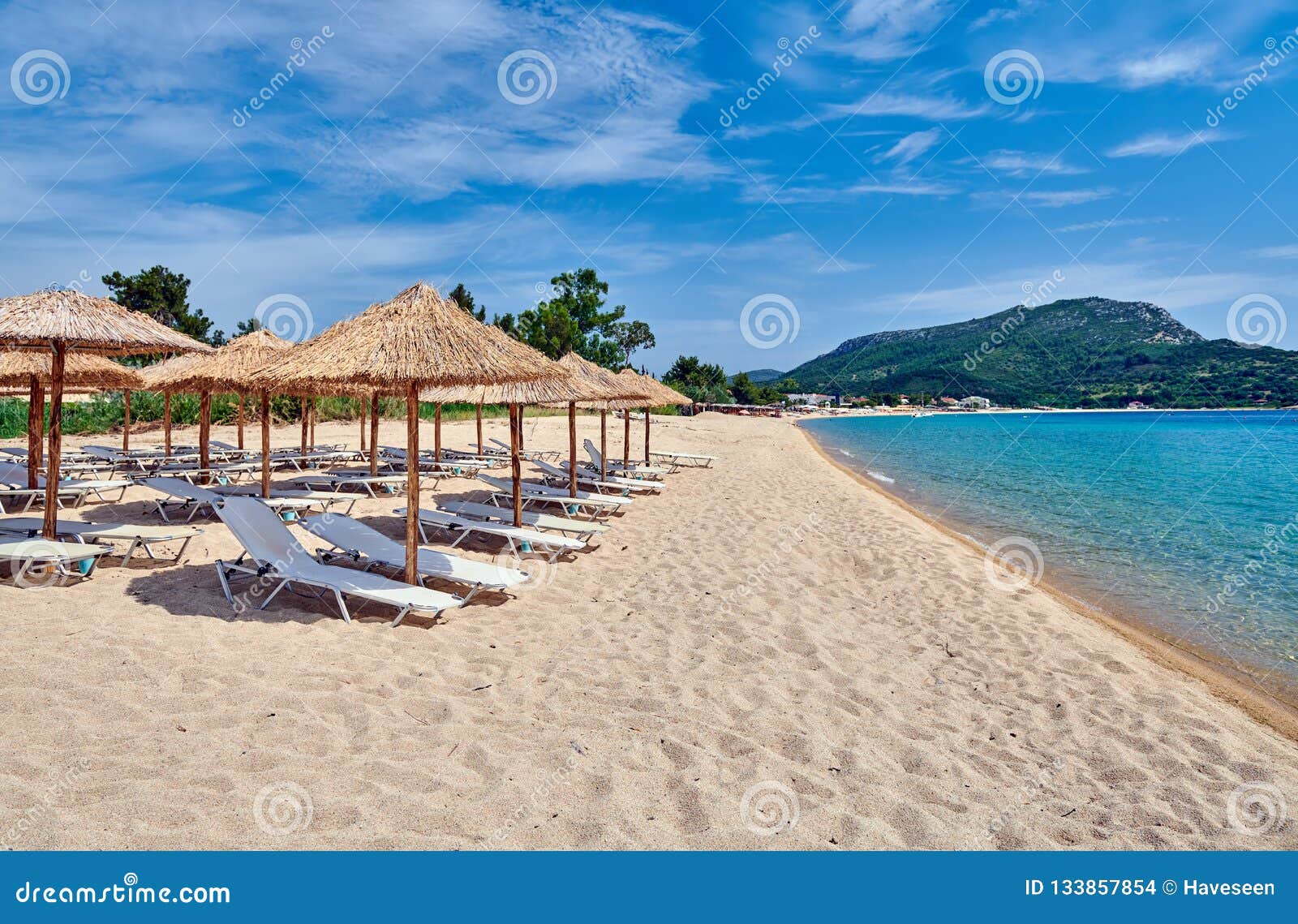 Beautiful Beach in Toroni, Greece Stock Photo - Image of vacation ...