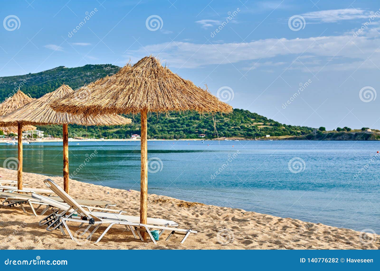Beautiful Beach in Toroni, Greece Stock Photo - Image of beautiful ...