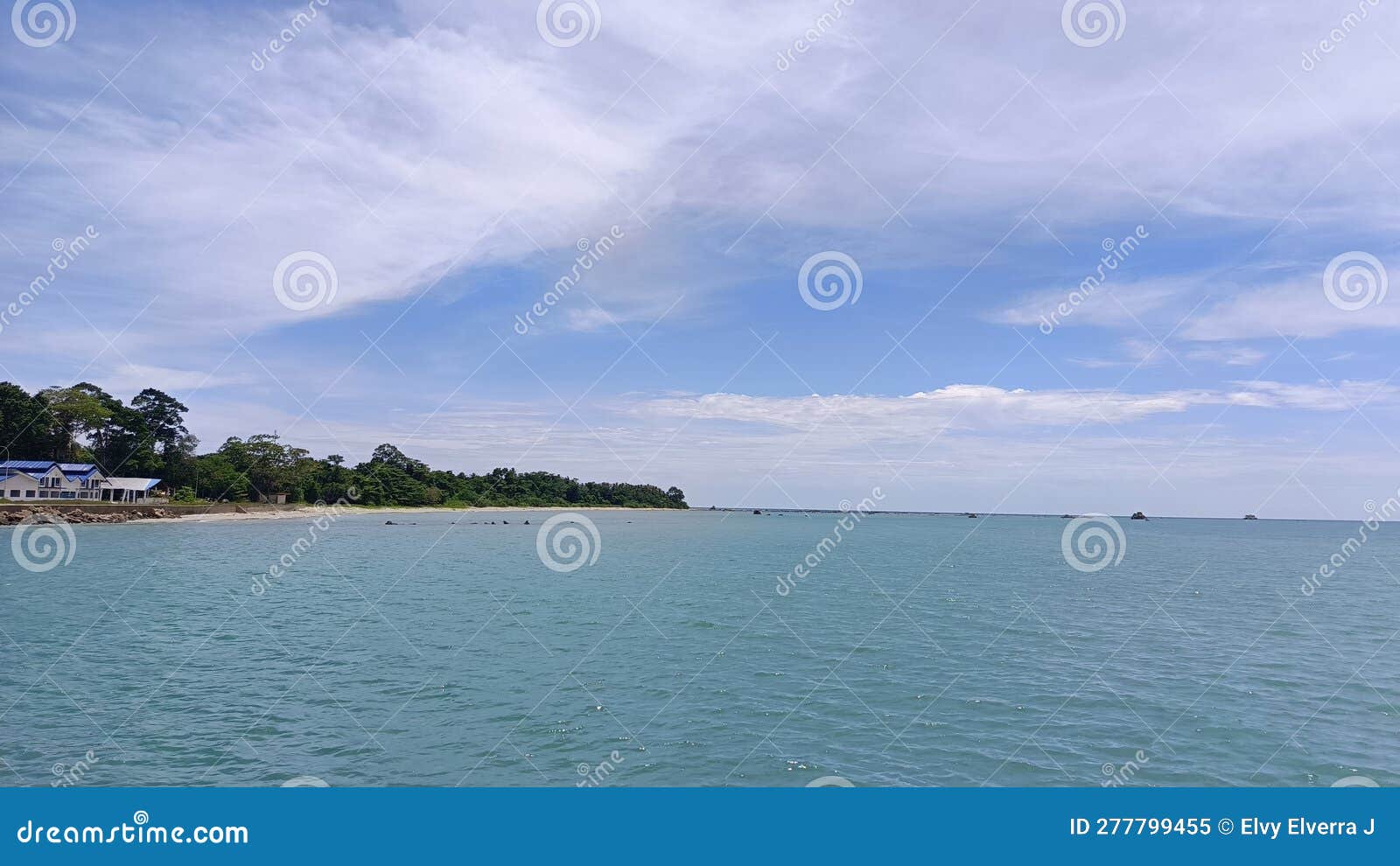 Beautiful Beach View at Kuala Penyu Sabah Stock Image - Image of sabah ...