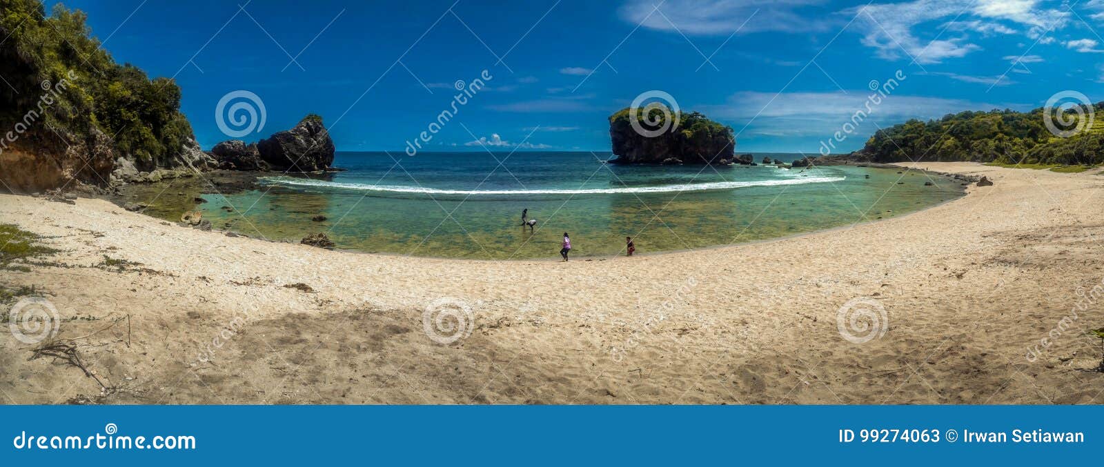Beautiful Beach stock image. Image of indonesia, landscape - 99274063
