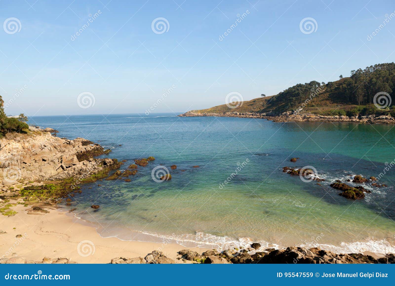 Beautiful beach stock image. Image of outdoors, landscape - 95547559