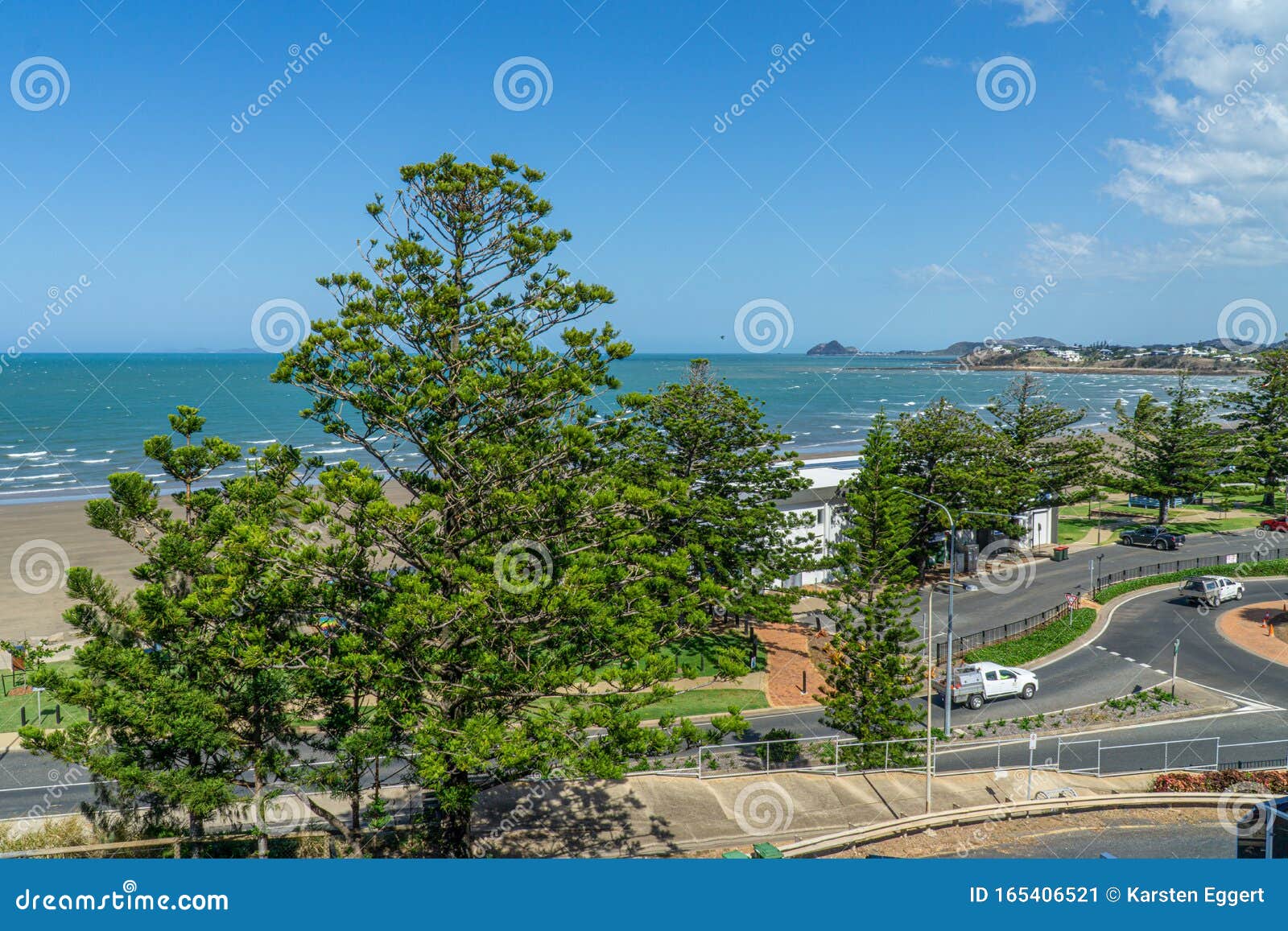 Beautiful Beach of Yeppoon in the North of Australia Stock Image ...