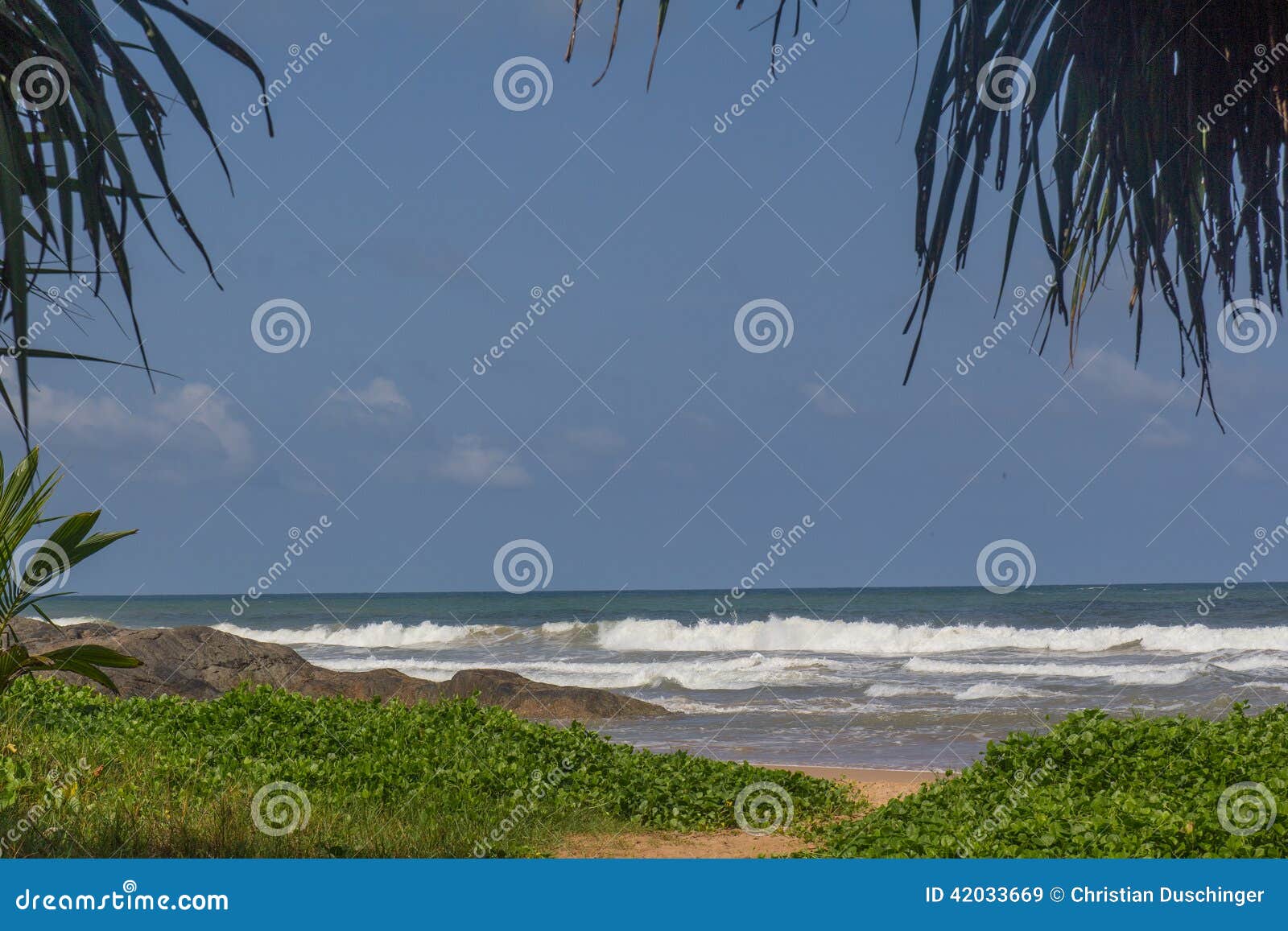 Beautiful beatch stock image. Image of coast, blue, shore - 42033669