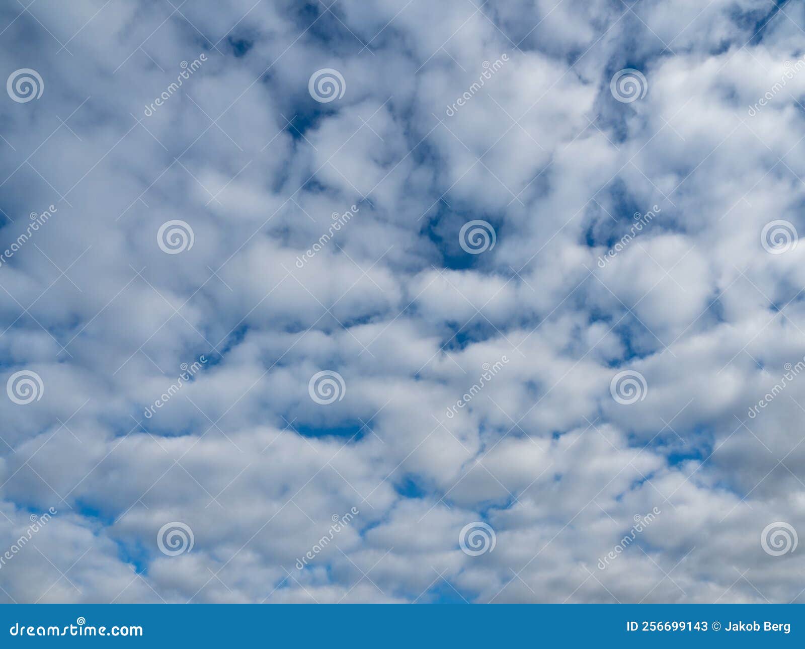 Beautiful Big Clouds on the Blue Sky. Stock Image - Image of abstract ...