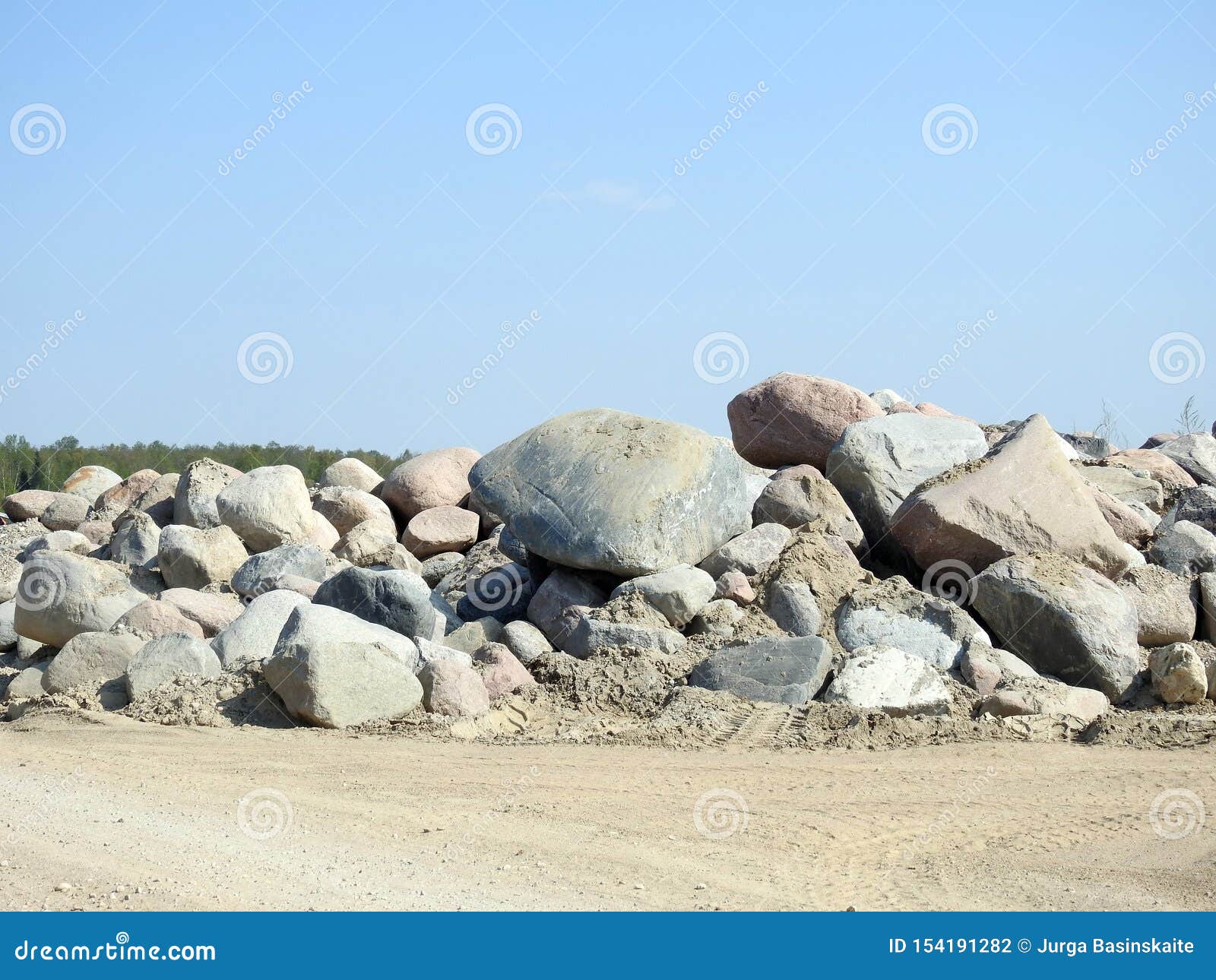 Beautiful Big Different Shape Stones, Lithuania Stock Photo - Image of ...
