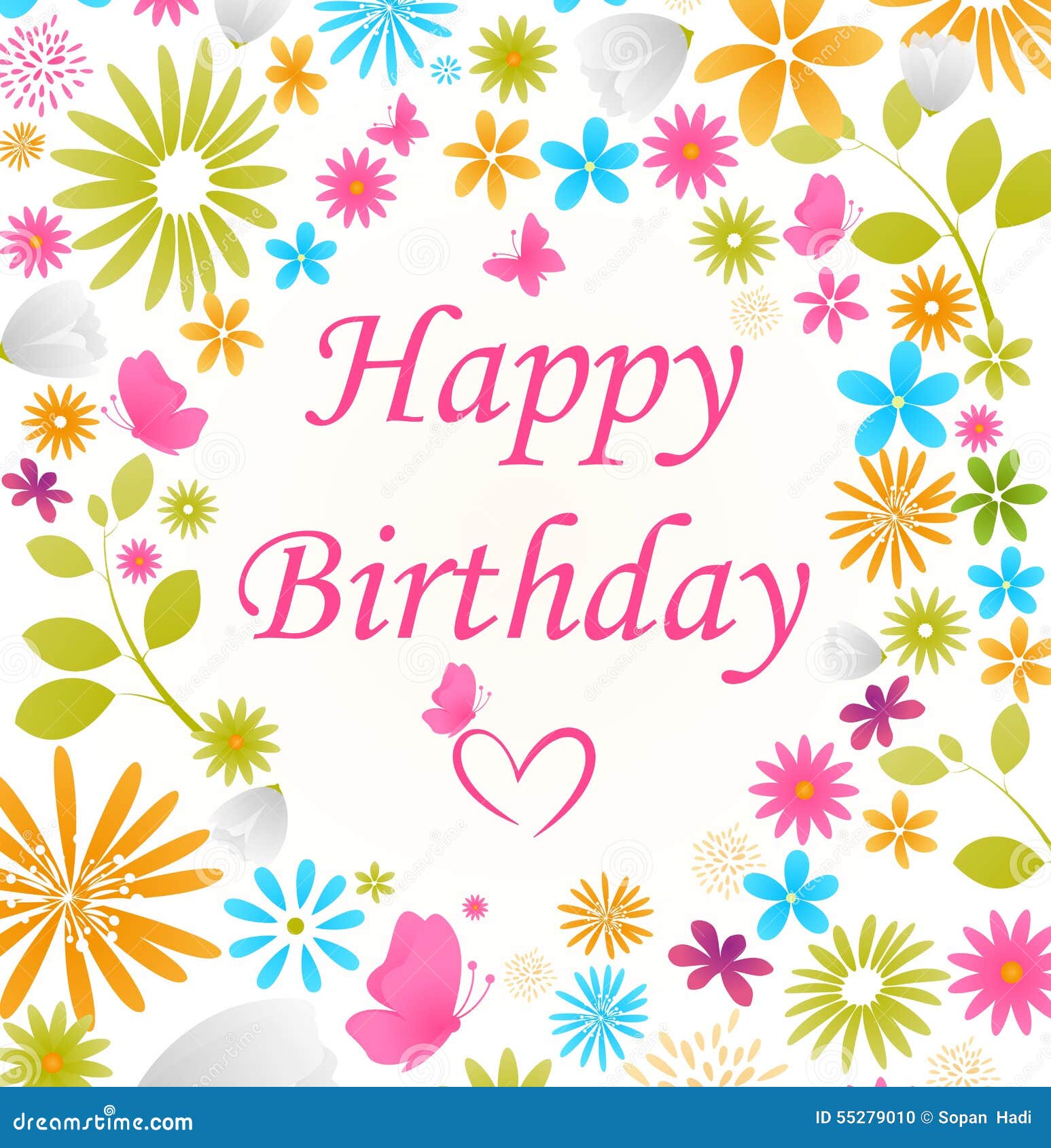 BEAUTIFUL BIRTHDAY BACKGROUND WITH BALLOONS Vector Illustration ...