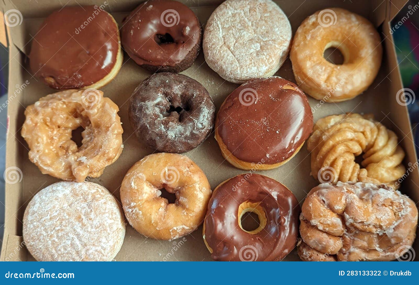 Beautiful Birthday Donuts stock photo. Image of beautiful - 283133322