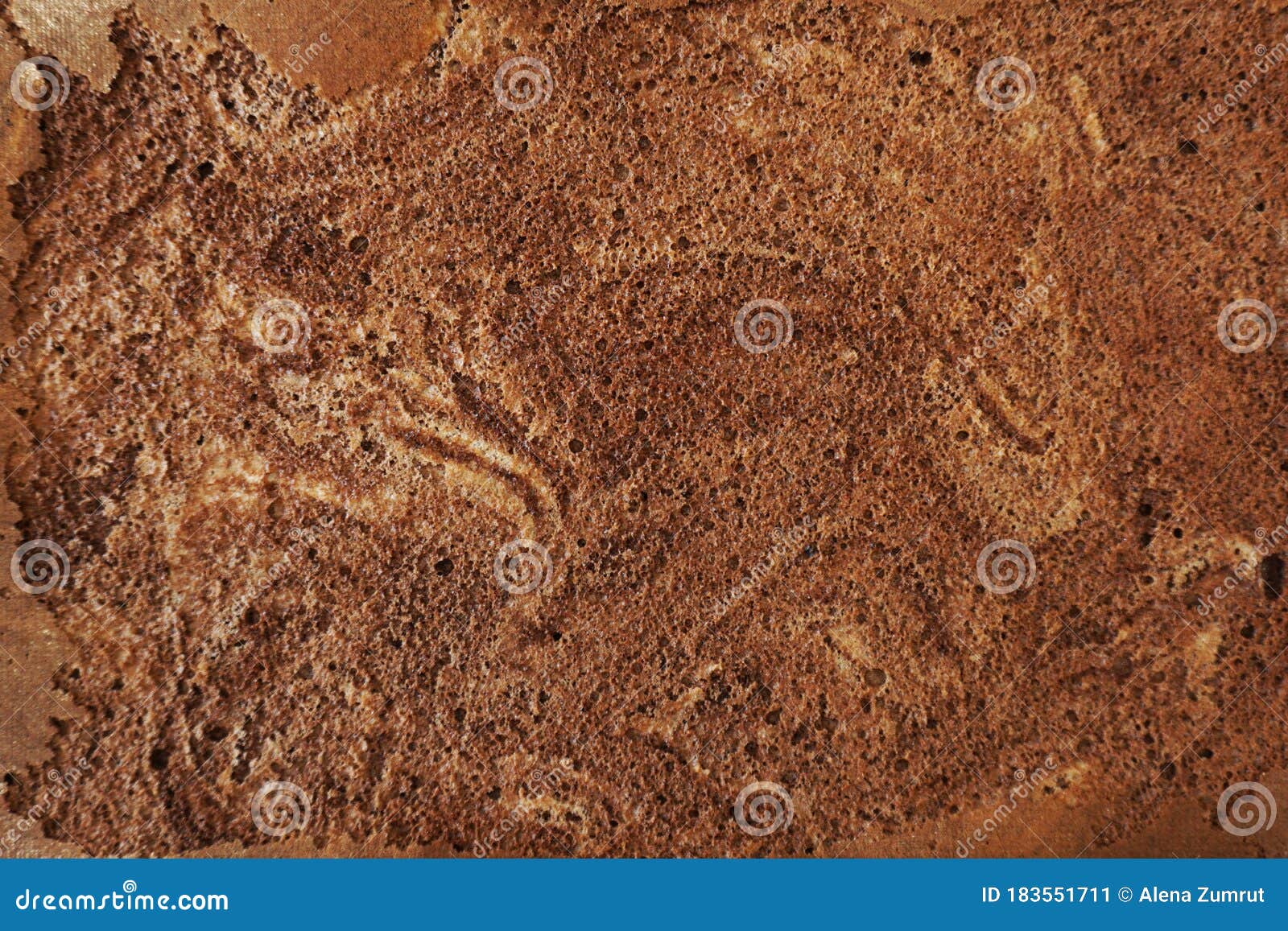 The Texture of a Delicate, Airy Biscuit for Cakes Stock Image - Image ...