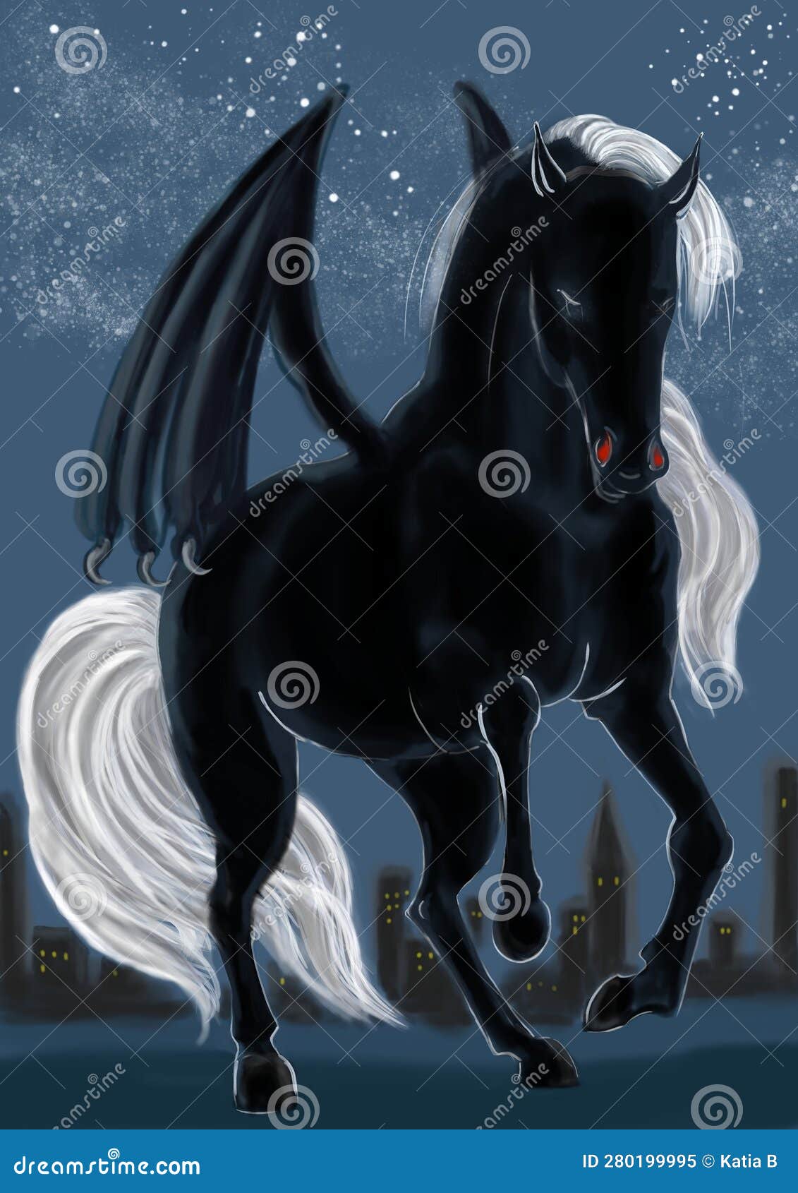 Dark Pegasus Wallpaper