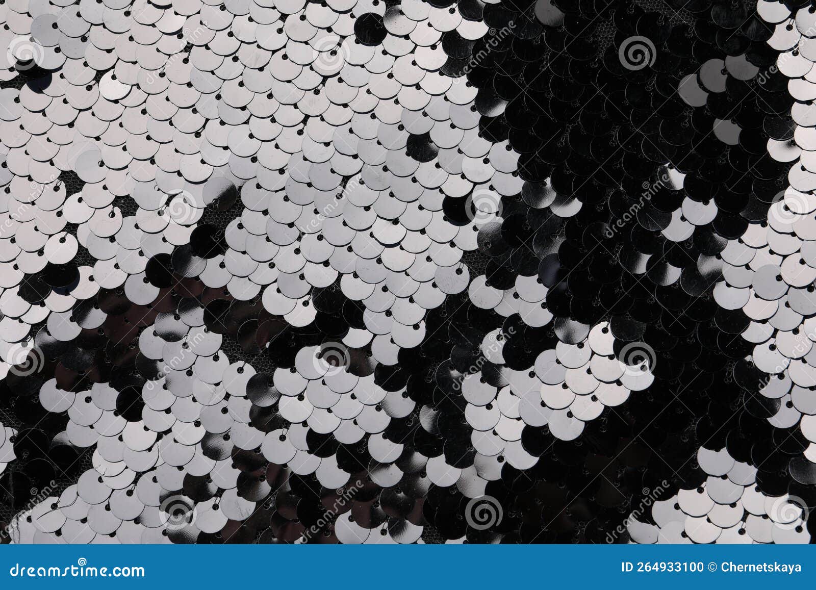 Beautiful Black Sequin Fabric As Background, Top View Stock Photo ...
