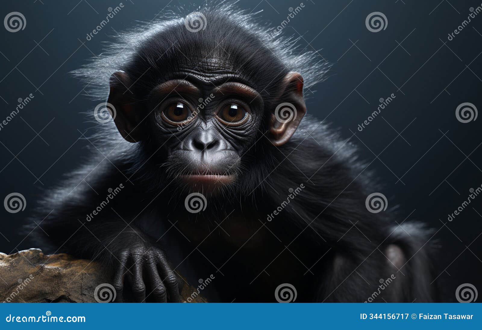 Spider Monkey Animal Isolated Coloring Page Cartoon Vector ...