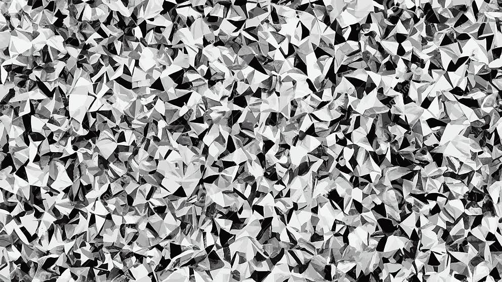Beautiful Black and White Abstract 3d Triangle Pattern with a Chic ...
