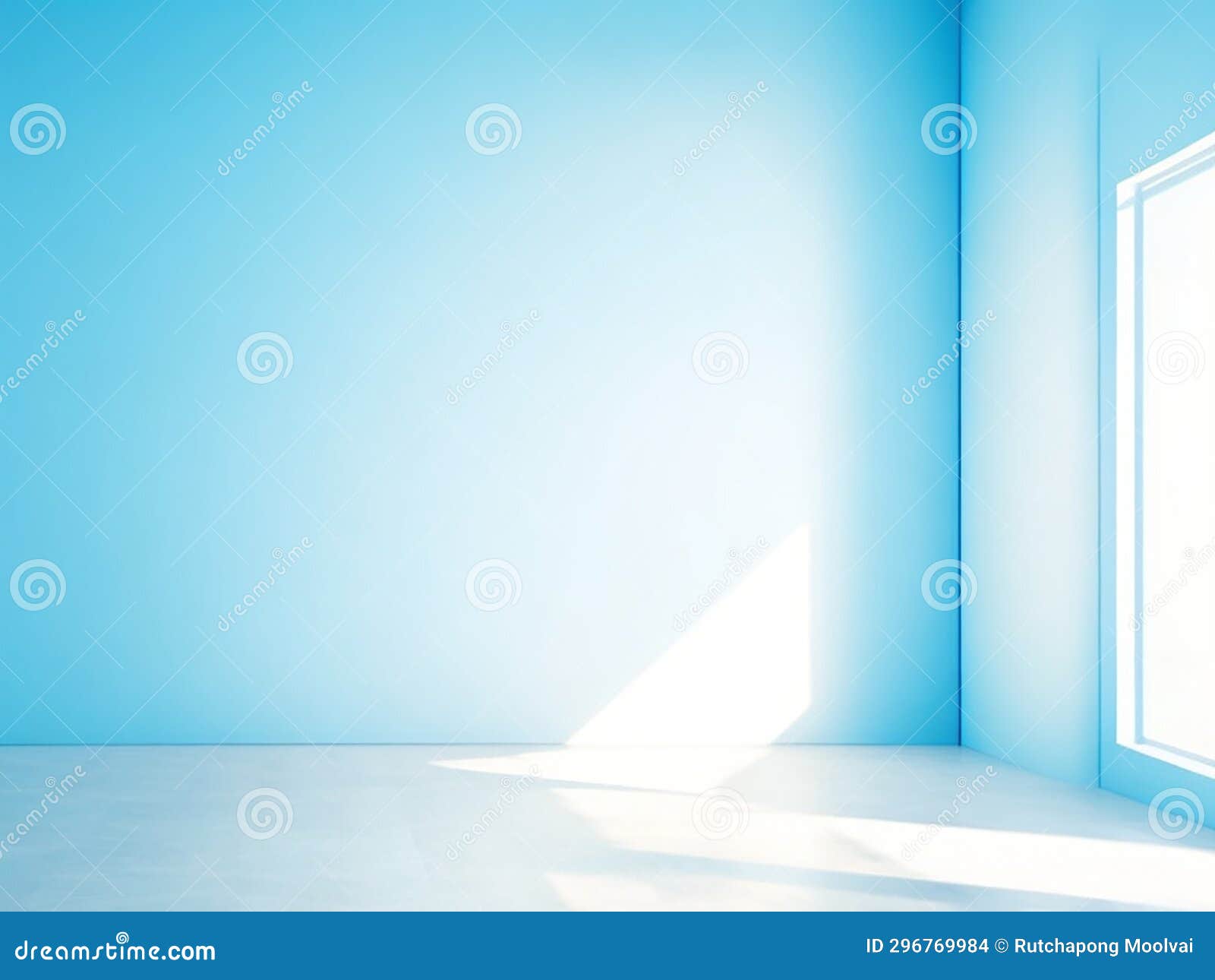 Beautiful Blank Wall Background Image of an Empty Space with Sunlight ...