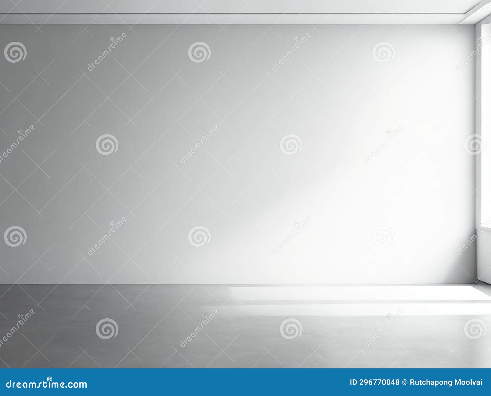 Beautiful Blank Wall Background Image of an Empty Space with Sunlight ...